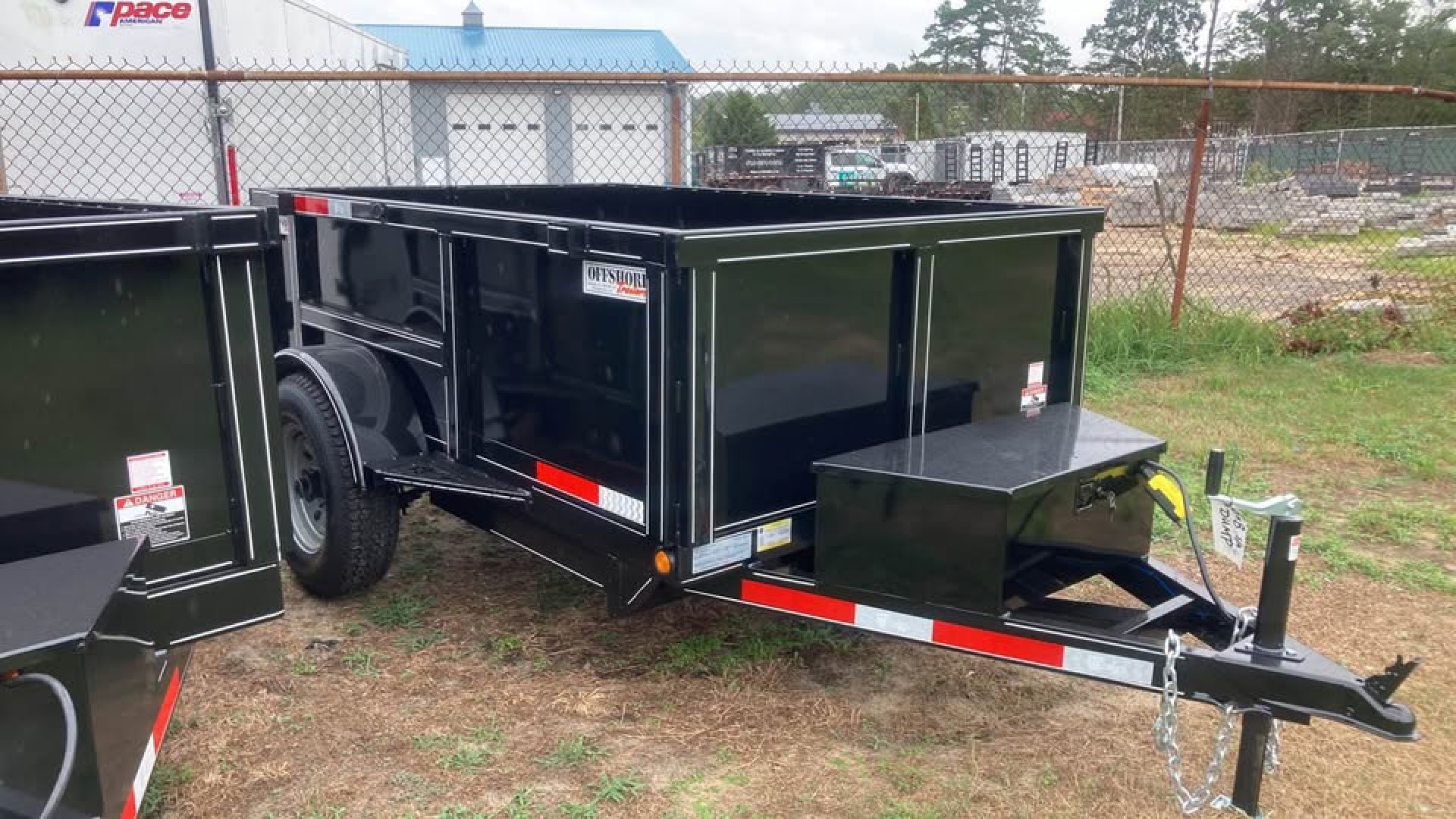 New 2025 Quality Steel and Aluminum 5x8 Dump Trailer