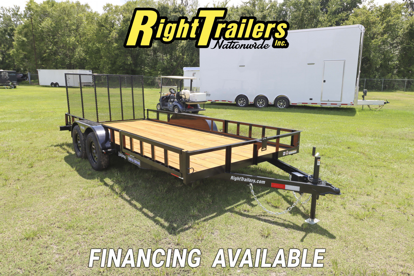 New 2025 7X16 TRIPLE CROWN ATV UTILITY TRAILER