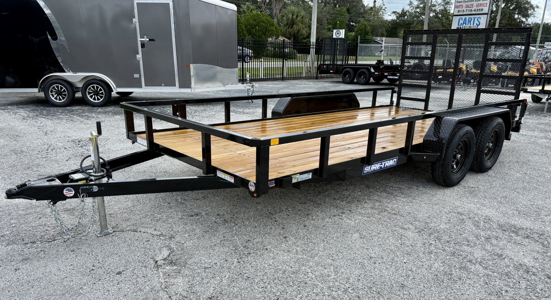 New 2025 Sure-Trac 7x16 Tube Top 7K Utility Trailer for sale in ...