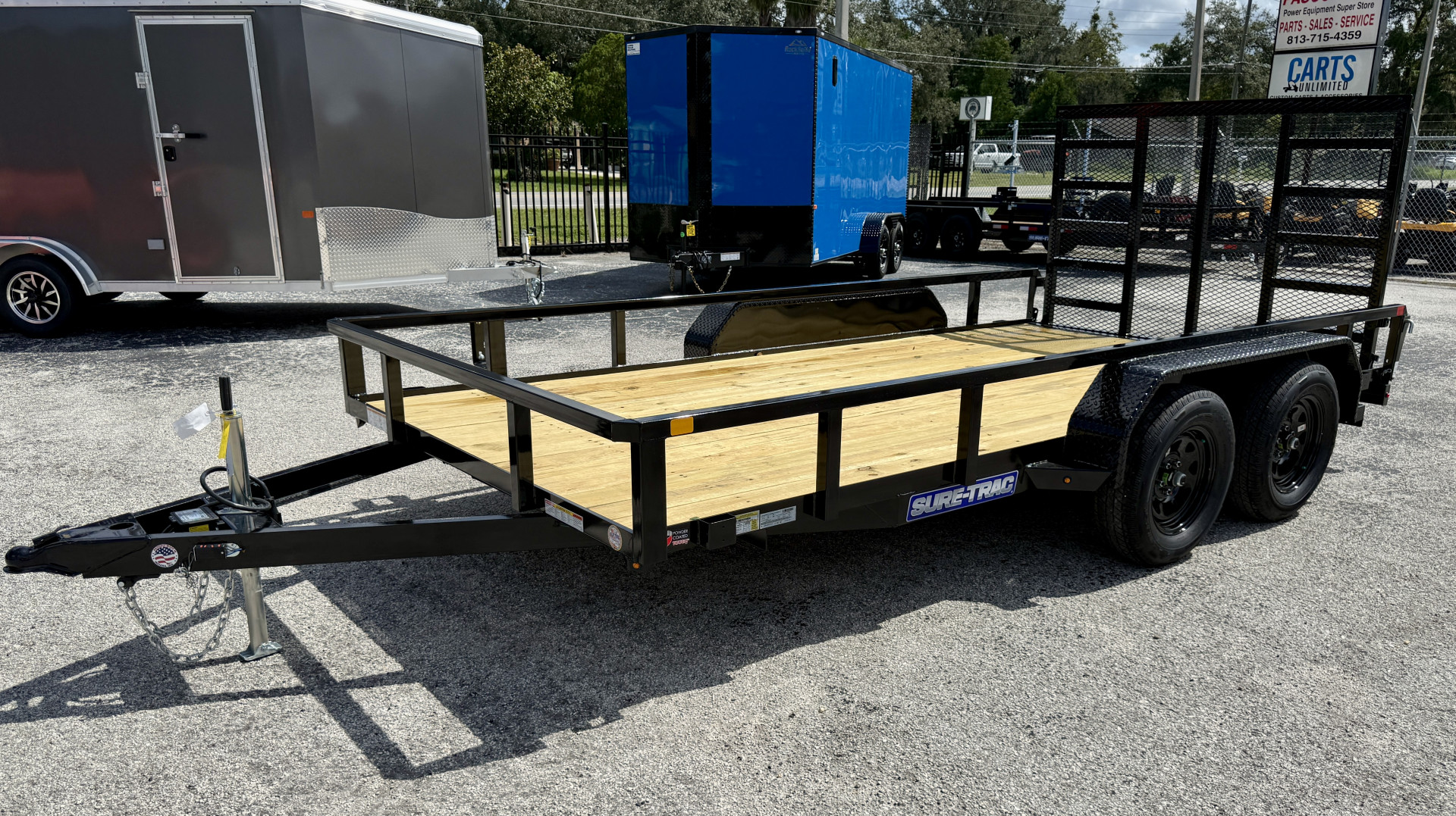 New 2026 Sure-Trac 7x14 Tube Top 7K Utility Trailer