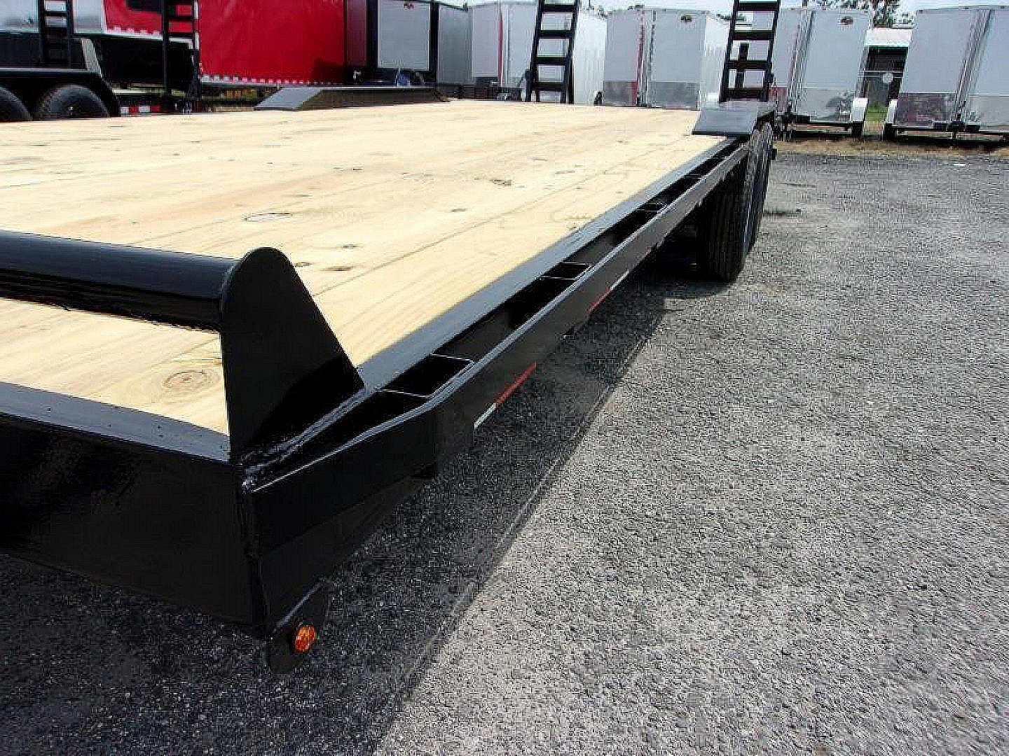 New 2025 D2E 102"X24' DRIVE OVER Equipment Trailer