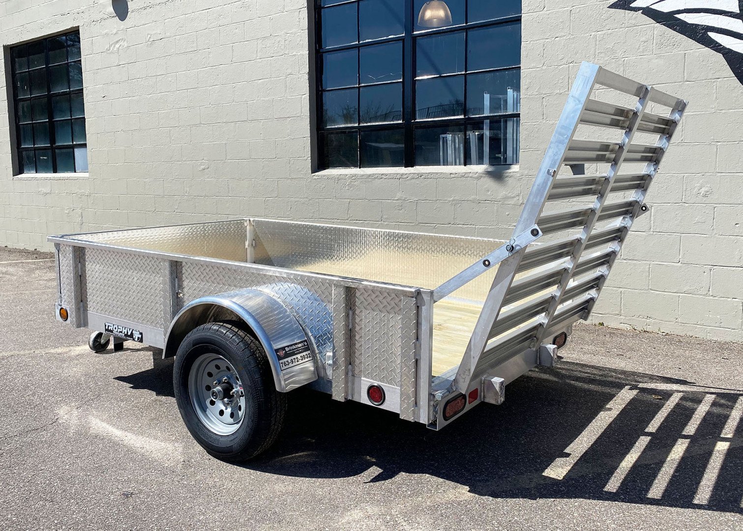 New 2026 Trophy 5x8 Utility Trailer - Full Ramp! for sale in Delano, MN