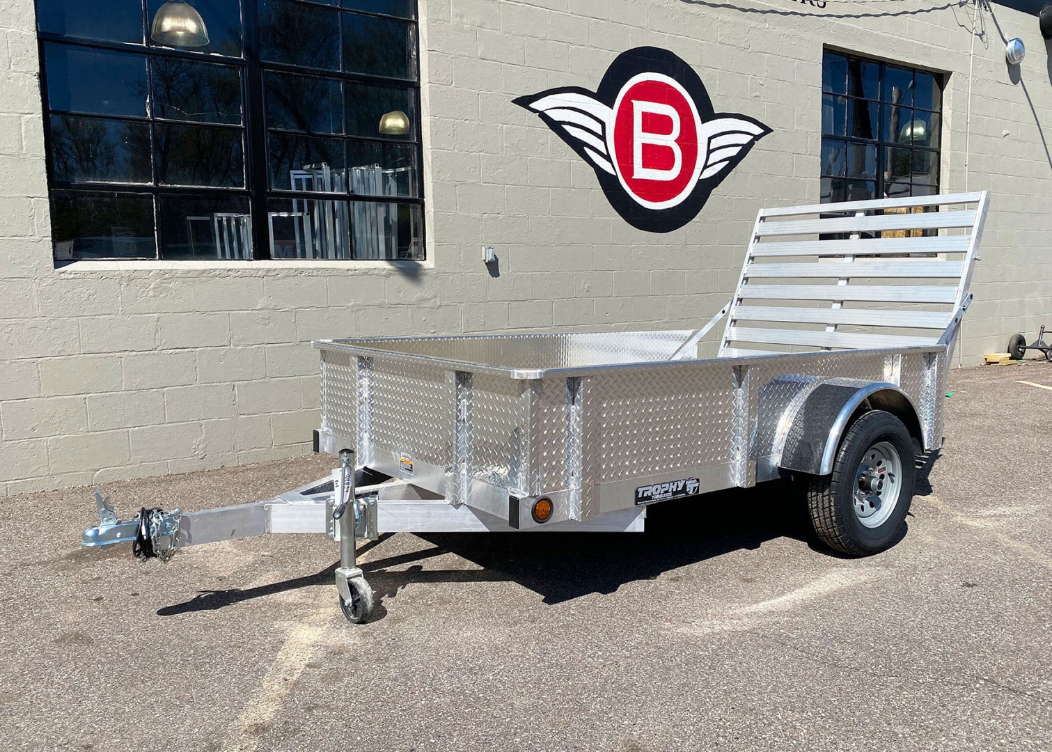 New 2026 Trophy 5x8 Utility Trailer - Full Ramp! for sale in Delano, MN