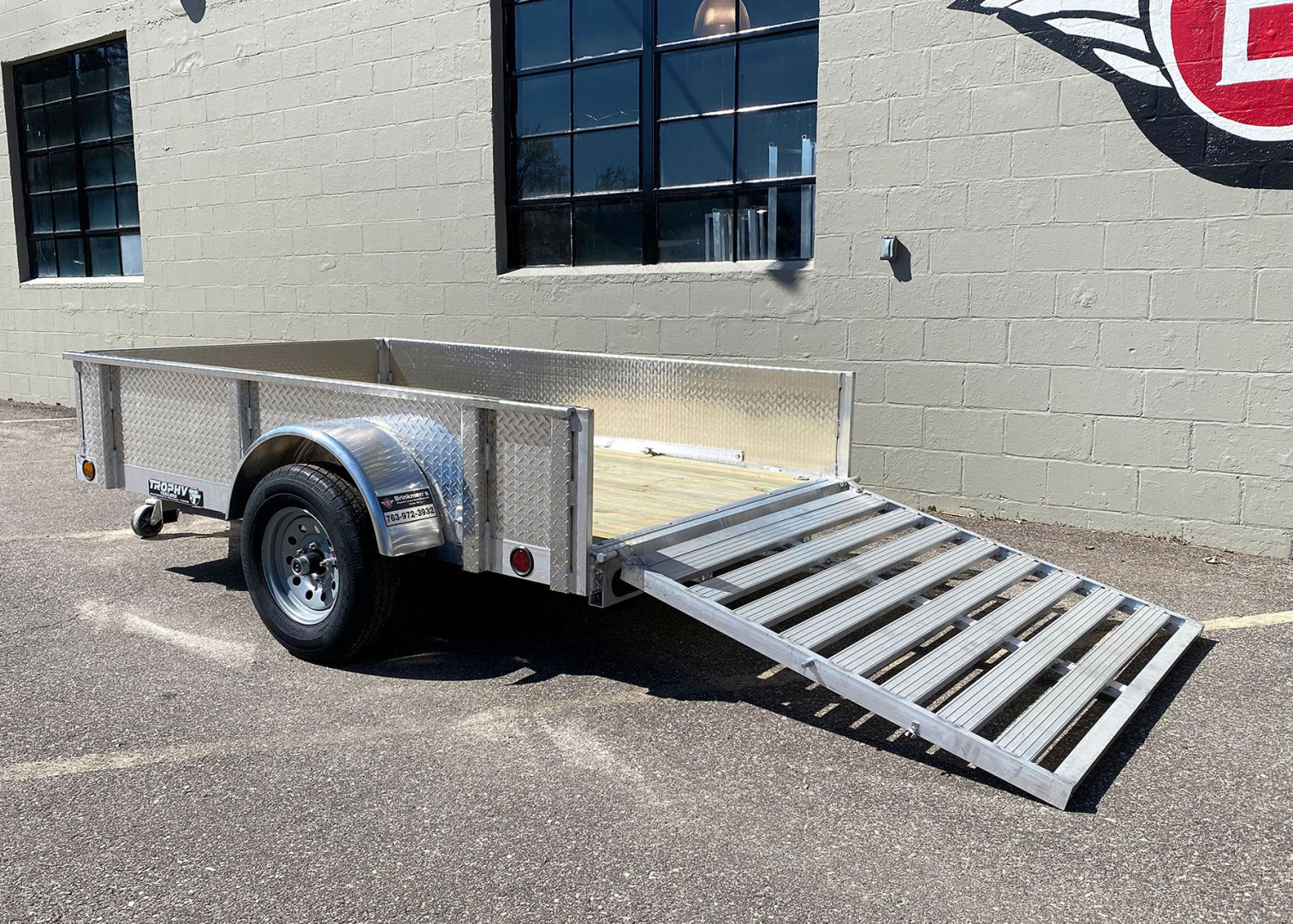 New 2026 Trophy 5x8 Utility Trailer - Full Ramp! for sale in Delano, MN