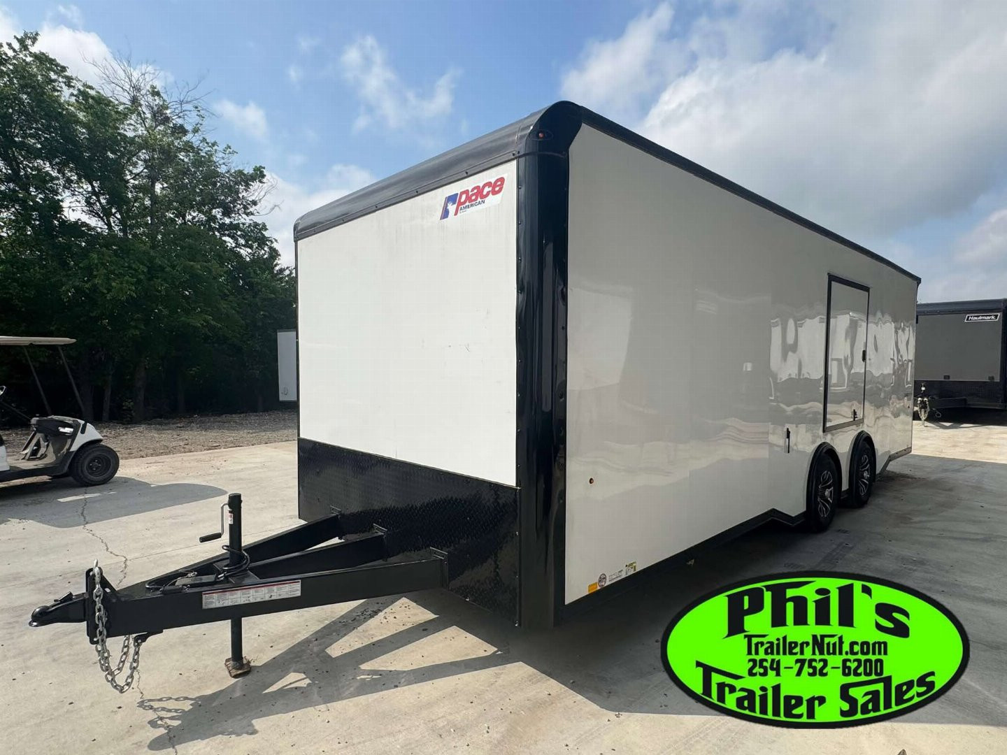 New Pace American 8.5 X24 CARGO SPORT Car / Racing Trailer ESCAPE DOOR ...
