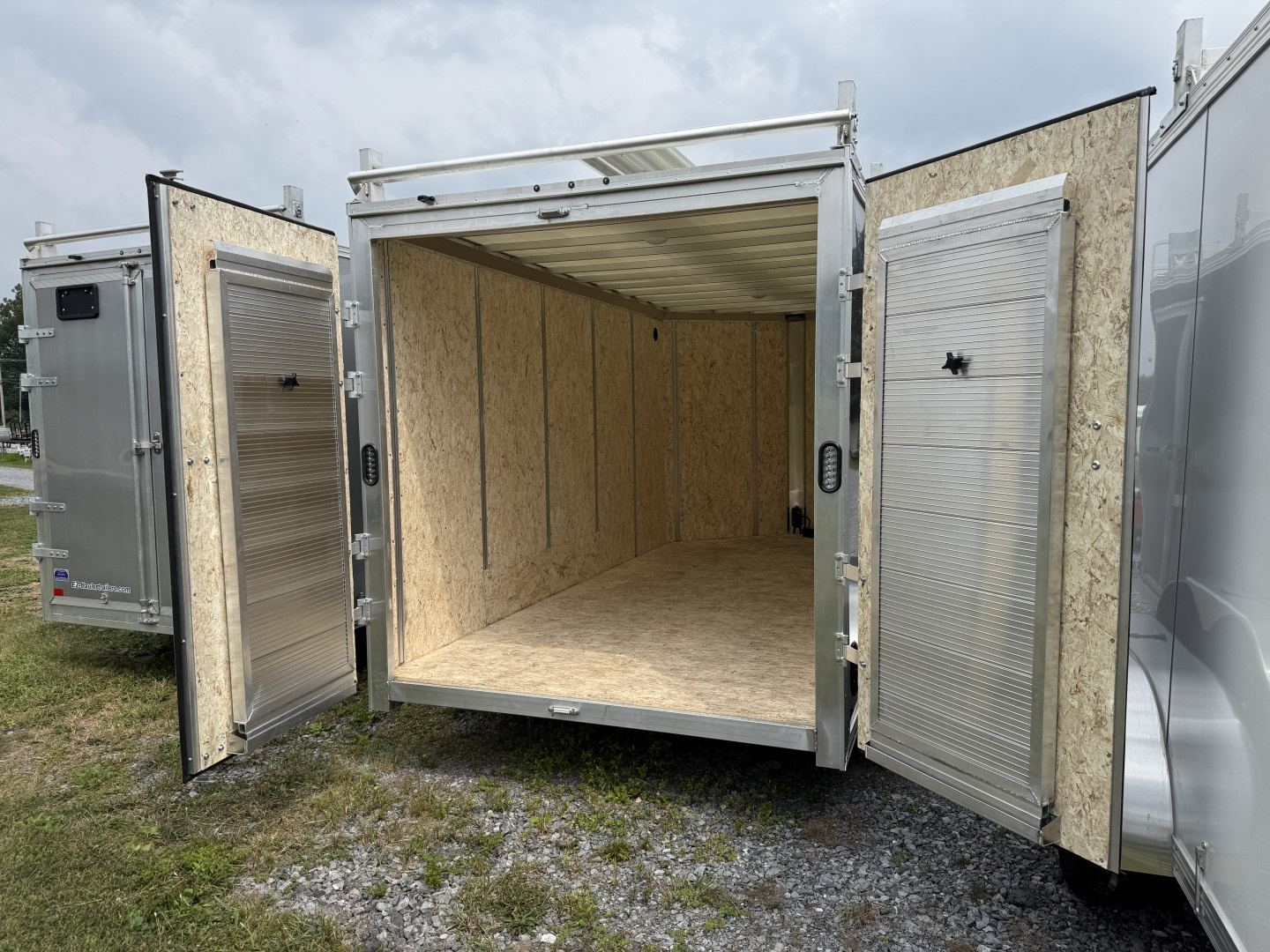 New 2026 E-Z Hauler 7X14 Aluminum Construction Trailer With Integrated ...