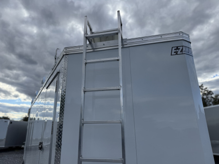 New 2026 E-Z Hauler 7X16 Aluminum Construction Trailer With Integrated ...