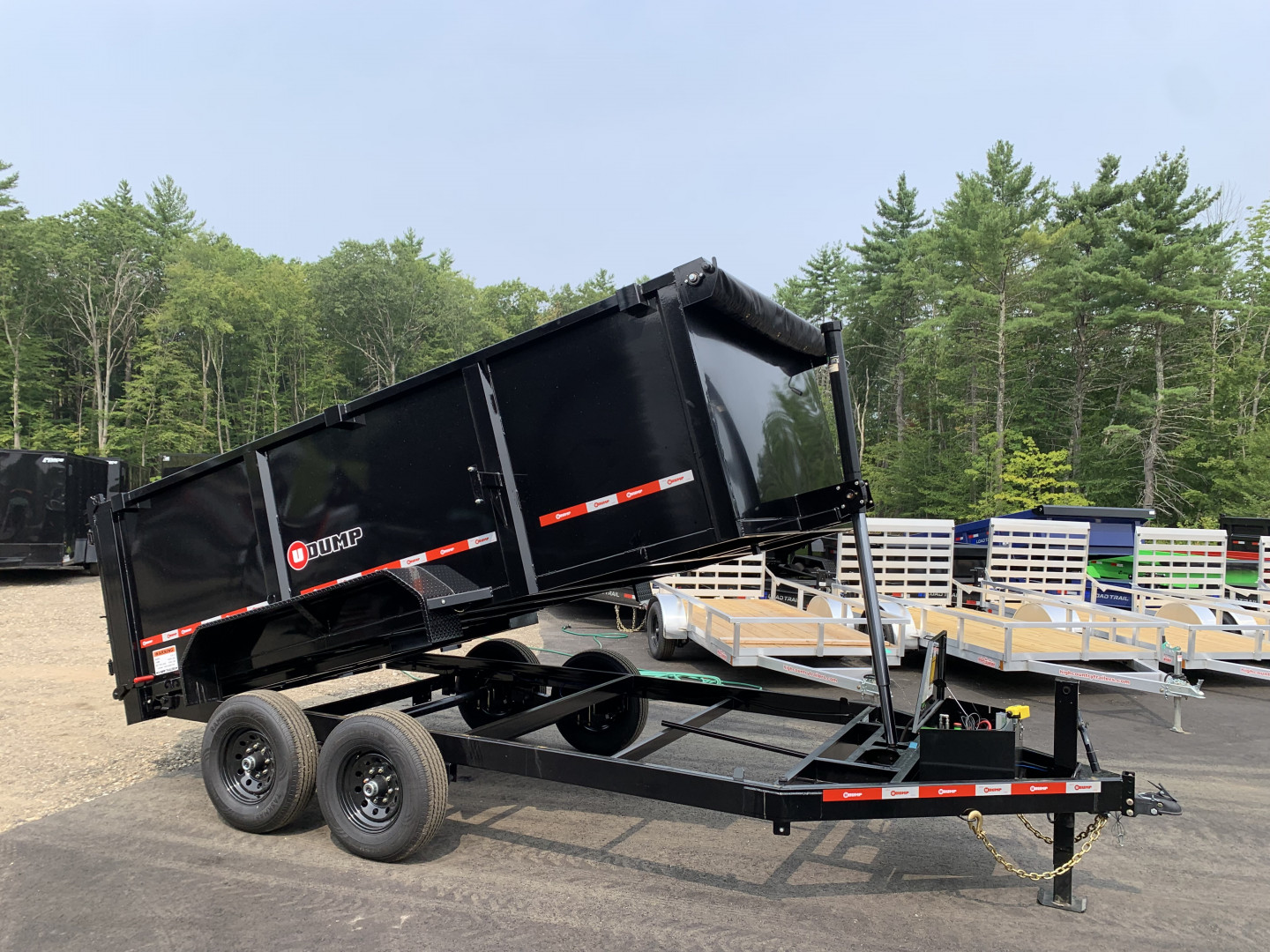 New 2025 U-DUMP 7X14 Dump Trailer / 48" Sides / Telescopic Cylinder ...