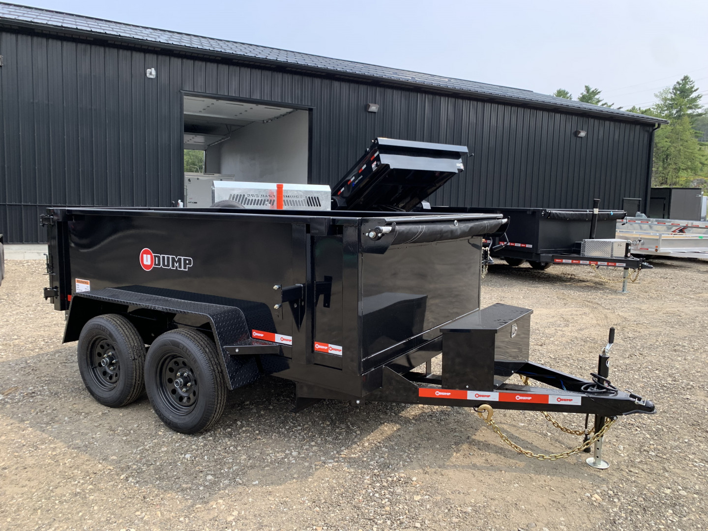 New 2025 U-Dump 6x10 Dump Trailer/ 32" sides/ Tarp kit - 8000GVW