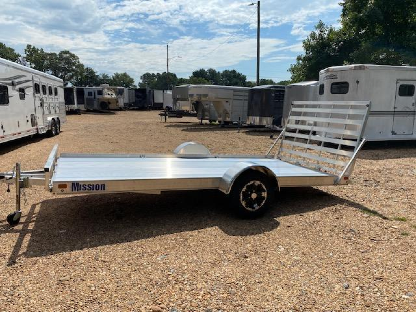 Used 2025 Mission 81"x14' Open ATV Trailer
