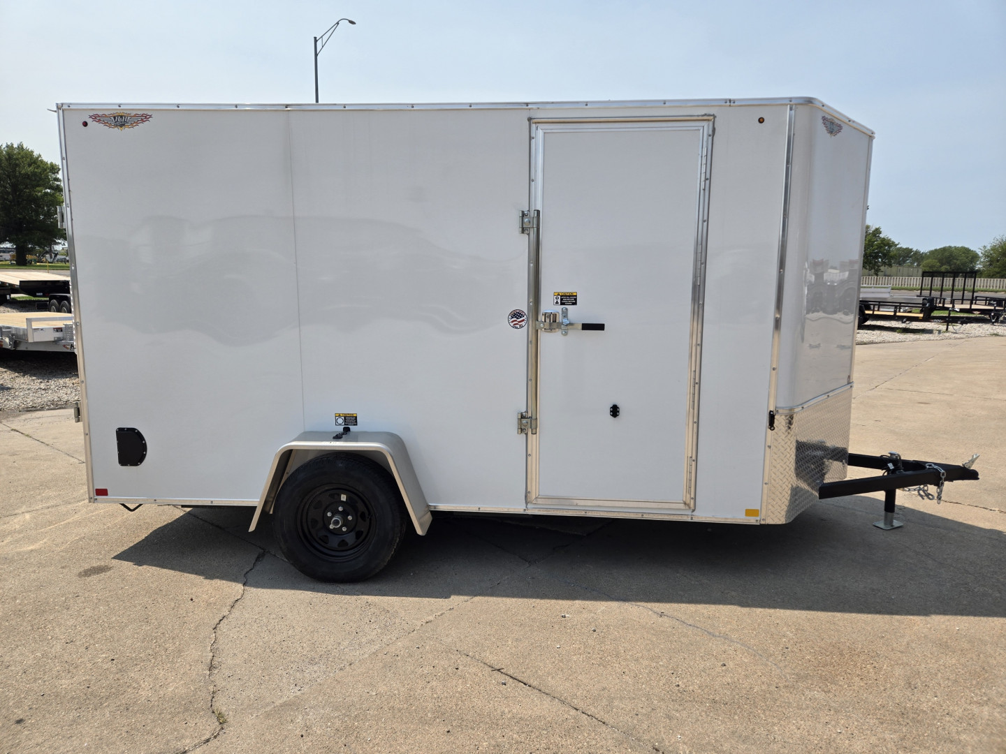 New 2025 H&H Trailers 6x12 HH Series Flat Top V-Nose 3.5K Cargo ...