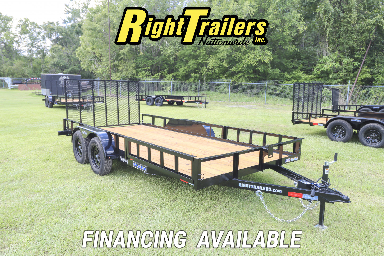 New 2025 7X16 TRIPLE CROWN ATV UTILITY TRAILER