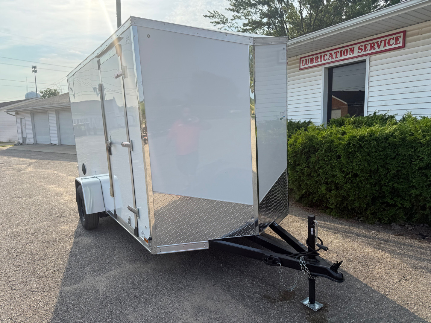 New 2026 US Cargo 6 x 12 Enclosed Trailer Ramp Door with 6FT 6IN ...