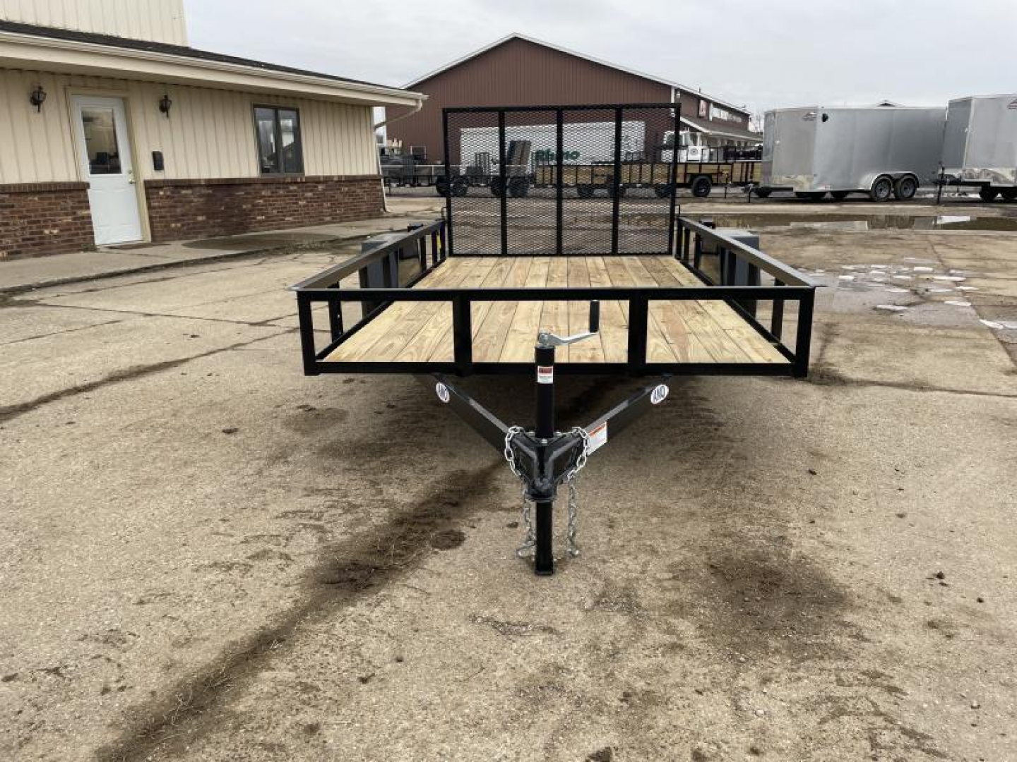 New 2025 AMO 76x12 Low Side 3K Landscape Trailer for sale in Wayland, MI
