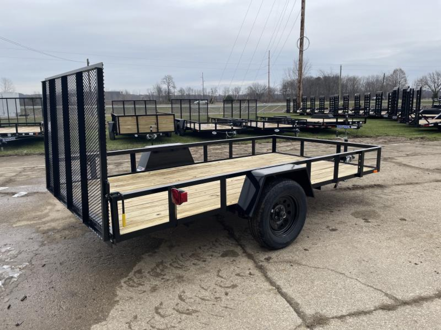 New 2025 AMO 76x12 Low Side 3K Landscape Trailer for sale in Wayland, MI