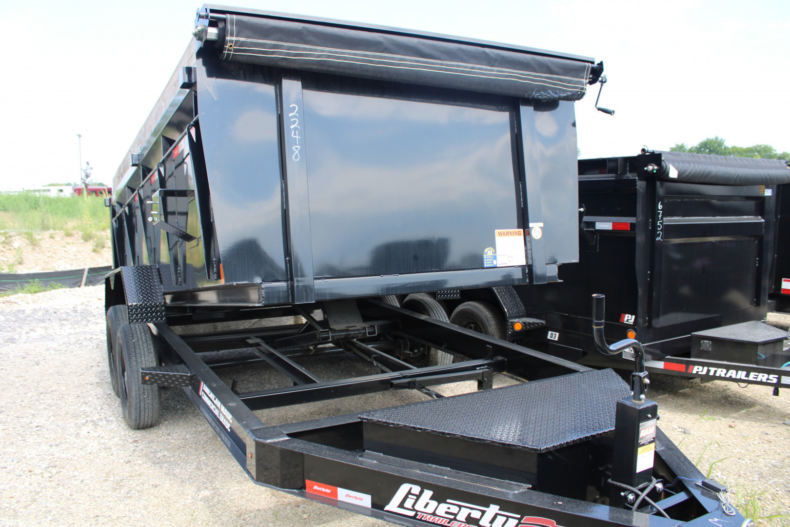 New 2024 Liberty **CLEARANCE**14' HS 14K GVWR HIGH SIDE DUMP TRAILER ...