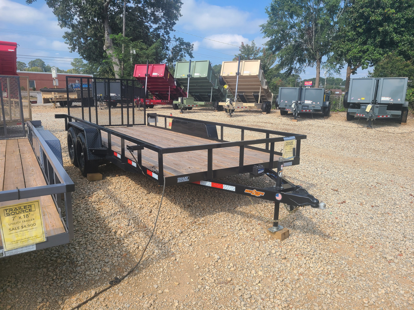 New 2025 Down 2 Earth 7 x 18 10K Utility Trailer for sale in Greenville, SC