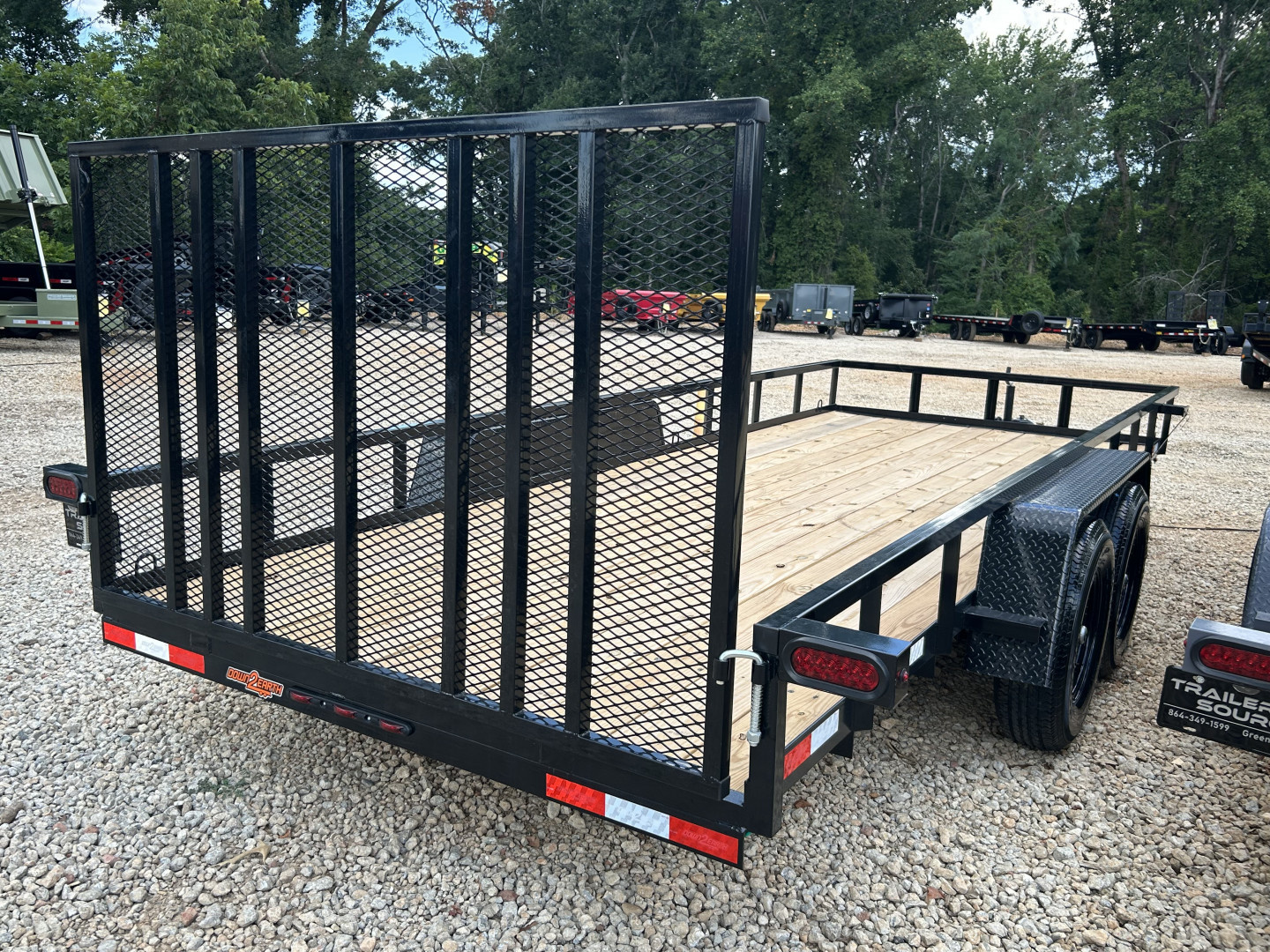 New 2025 Down 2 Earth 7 x 18 10K Utility Trailer