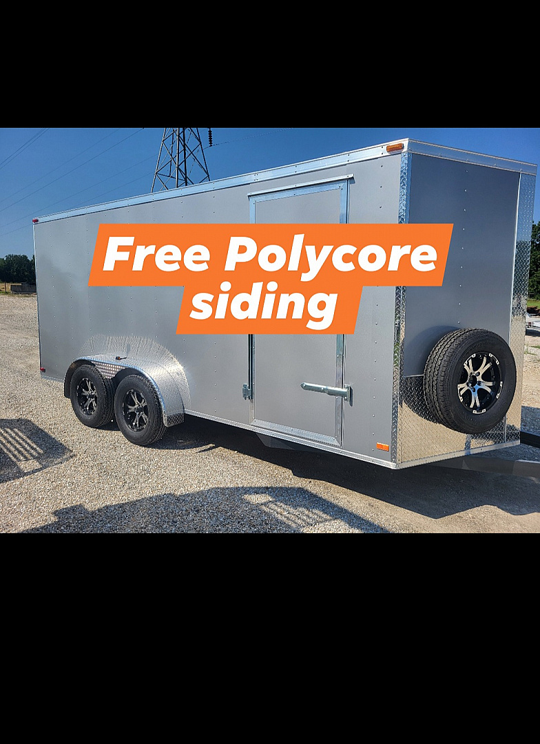 New 2025 Maxwell 7x16 Prostar Cargo / Enclosed Trailer Polycore ...