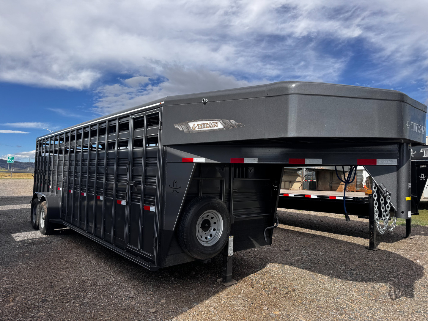 New 2025 Titan 24' Stock Trailer