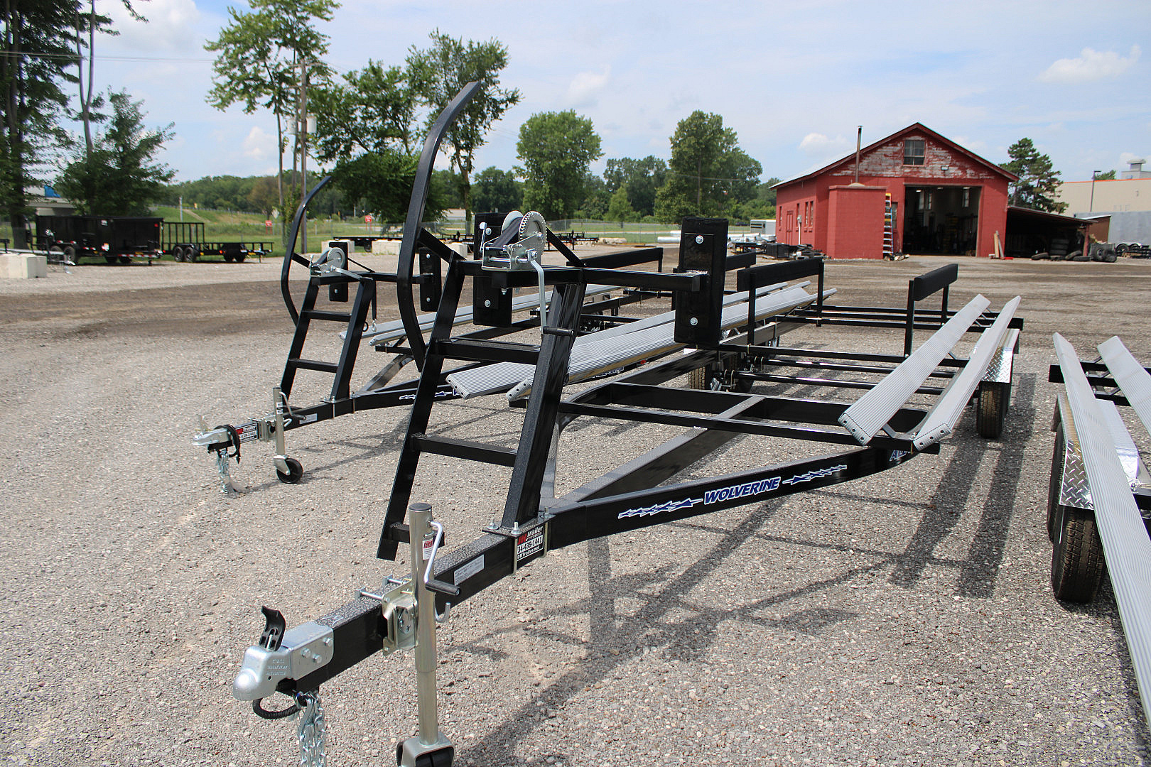 New 2026 Wolverine 26' TANDEM AXLE BUNK STYLE ALL STAR PONTOON TRAILER ...