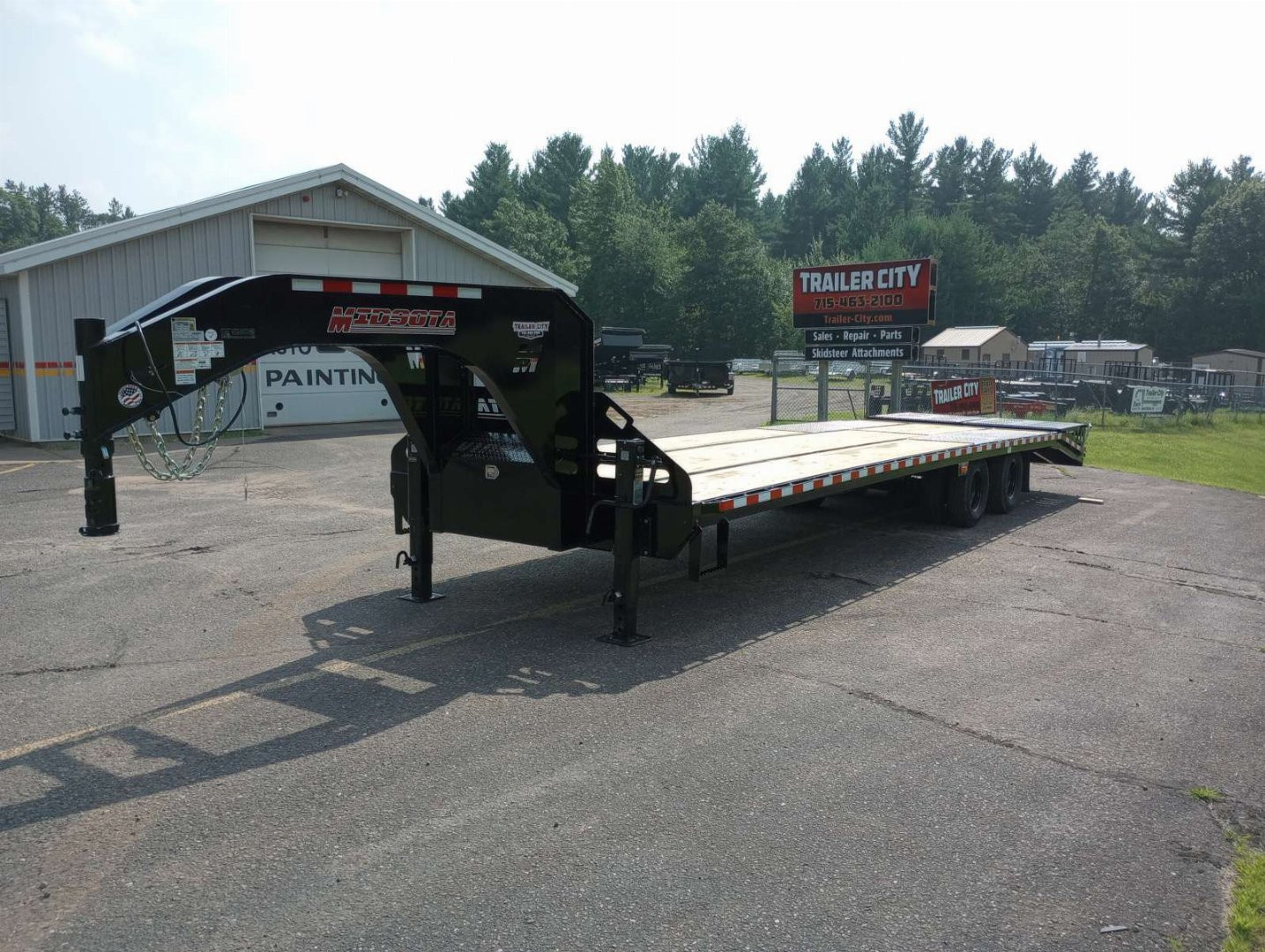 New 2026 MIDSOTA FB 32'x102" Flatbed Trailer
