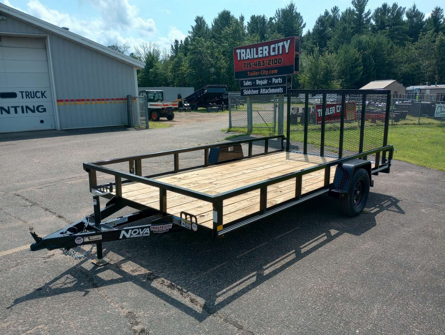 New 2025 MIDSOTA Nova 82"x14' Utility Trailer for sale in Grantsburg, WI