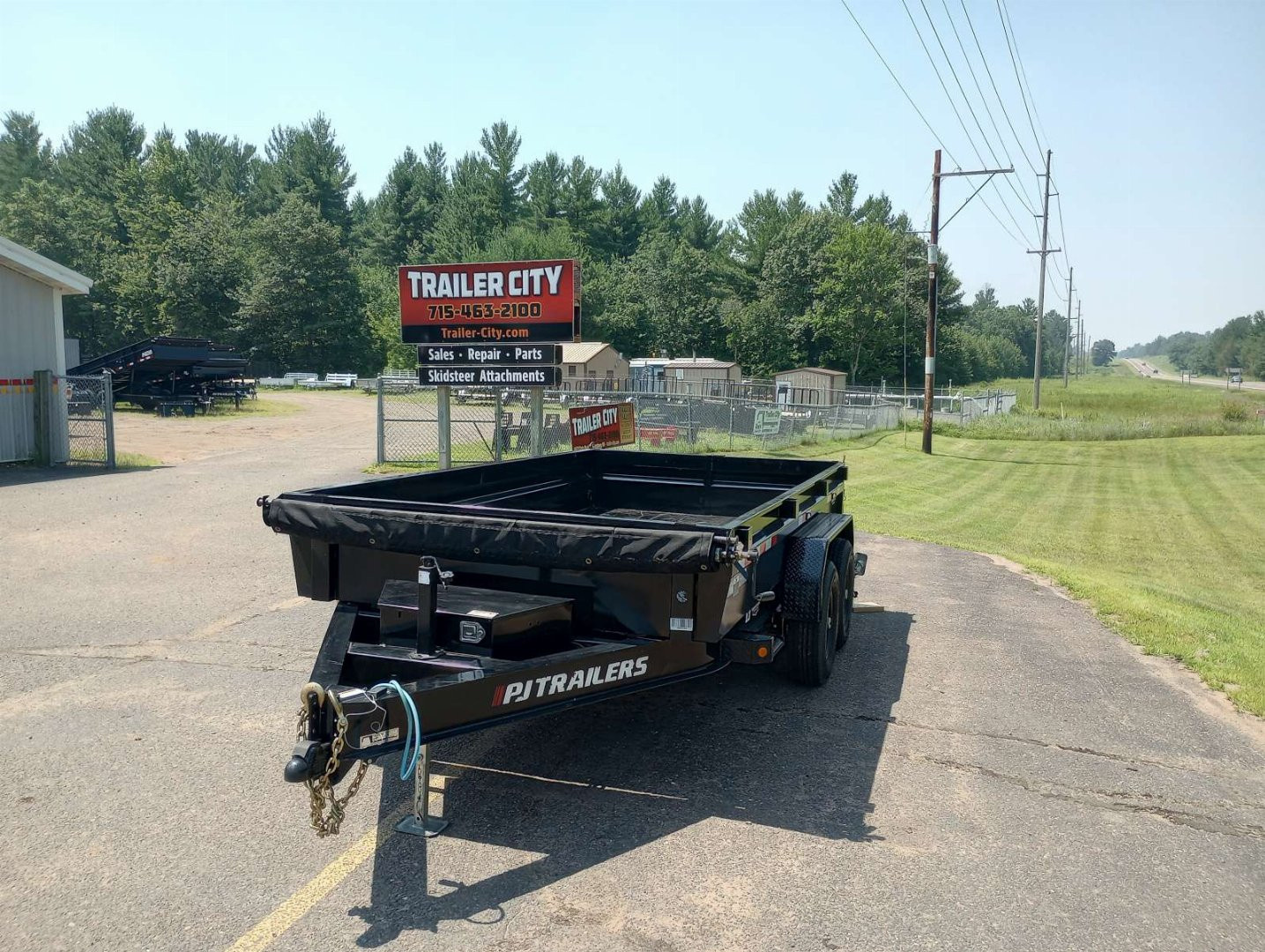 Used 2023 PJ TRAILERS 14K Low-Profile Dump (DG) 14' Dump Trailer for ...