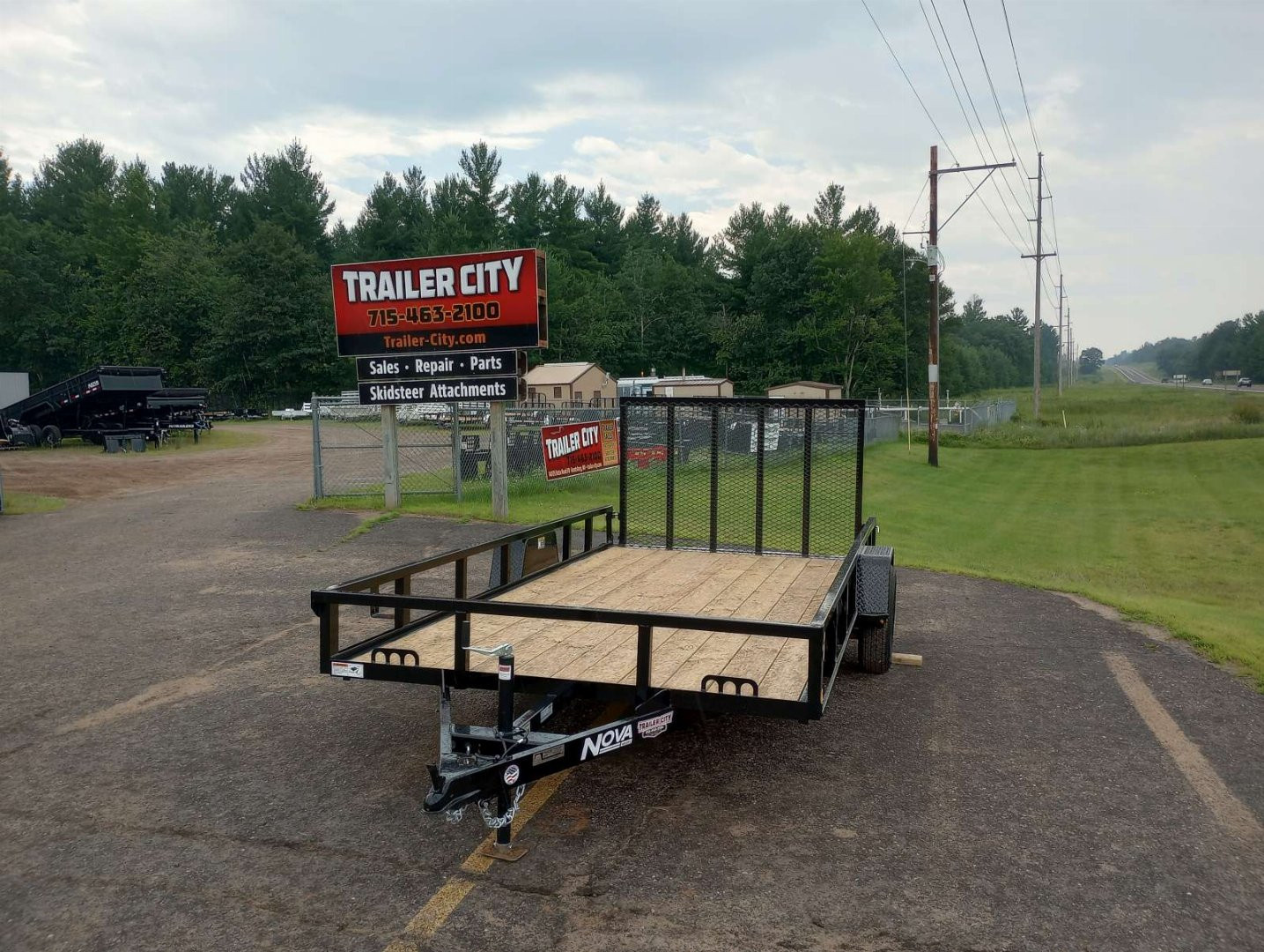 New 2025 MIDSOTA Nova 82"x14' Utility Trailer for sale in Grantsburg, WI