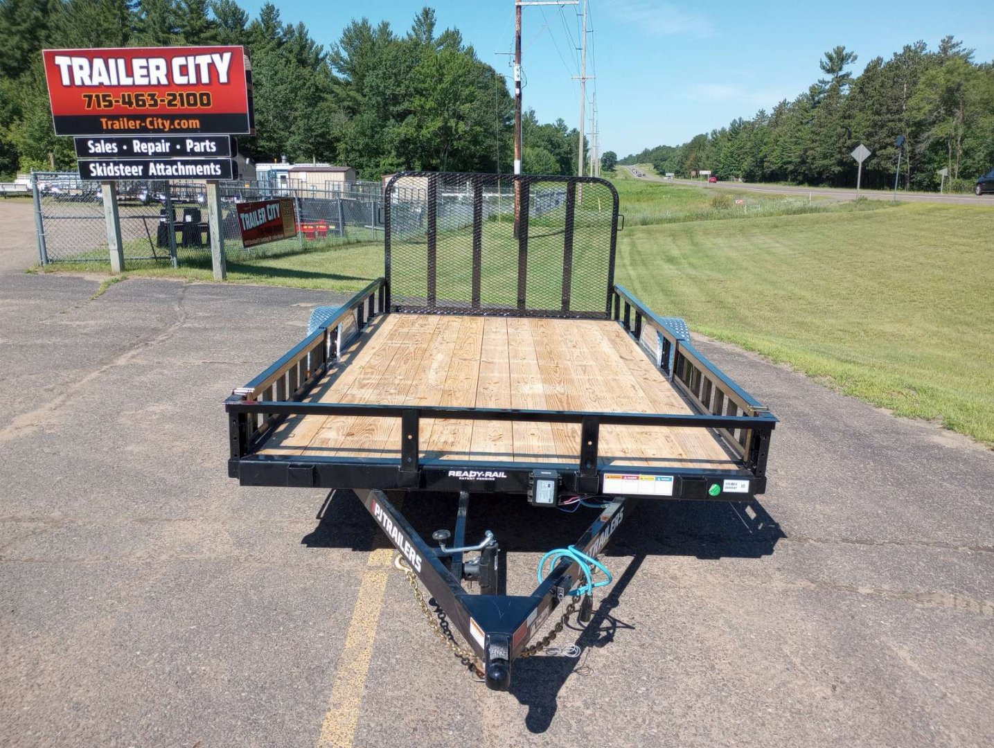 New 2026 PJ TRAILERS 83" Single Axle Channel Utility (U8) 14' Utility ...