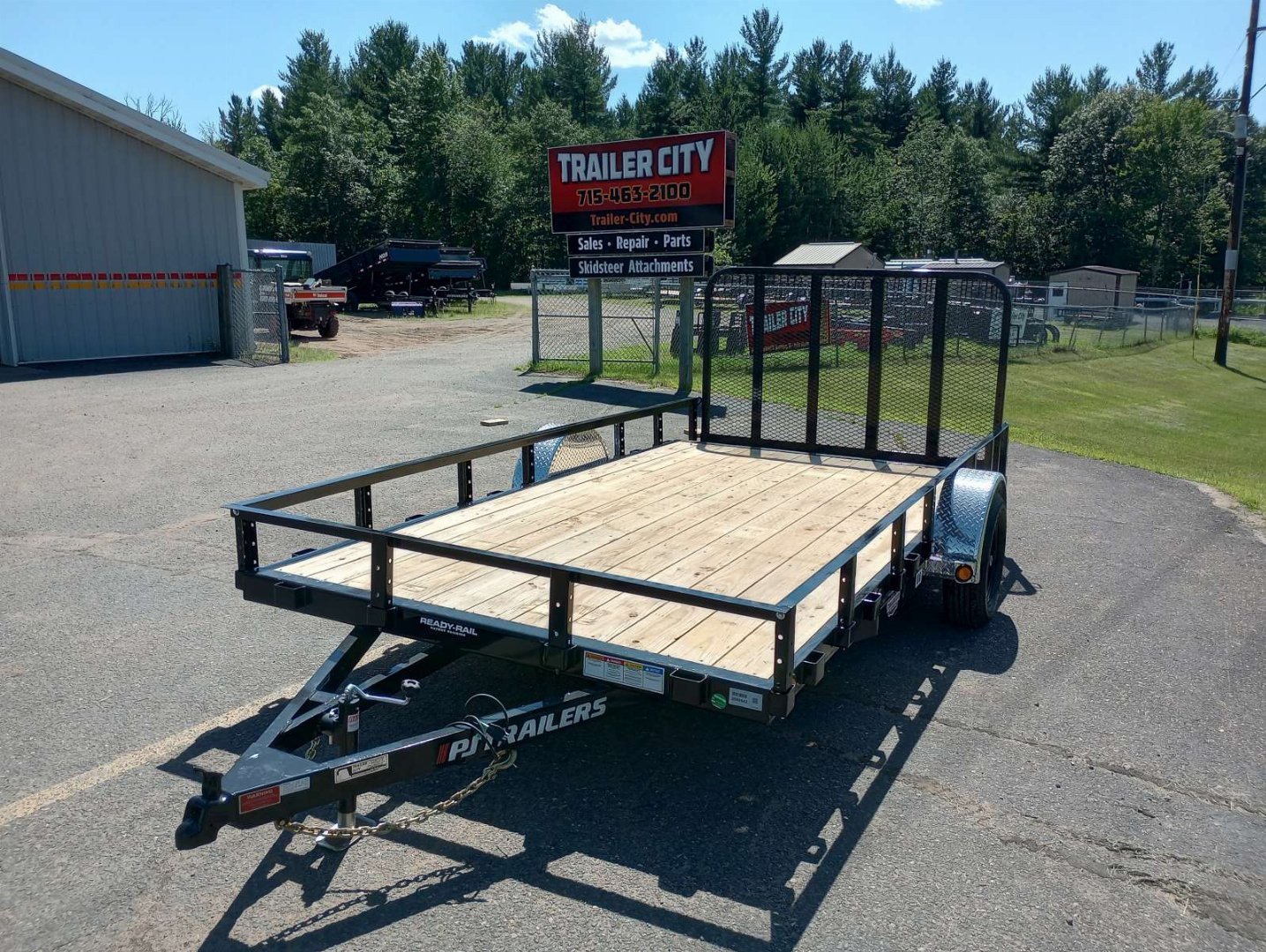 New 2026 PJ TRAILERS 83" Single Axle Channel Utility (U8) 14' Utility ...