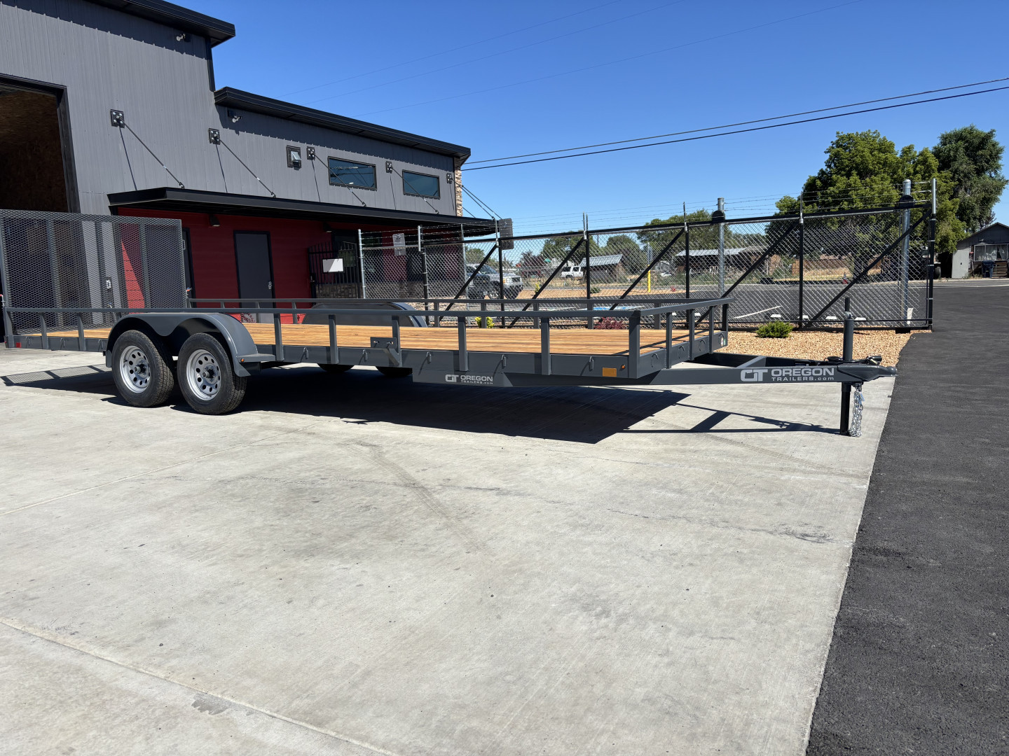 New 2025 Eagle Trailers 7X22 Equipment Flatbed 7K Tandem Axle