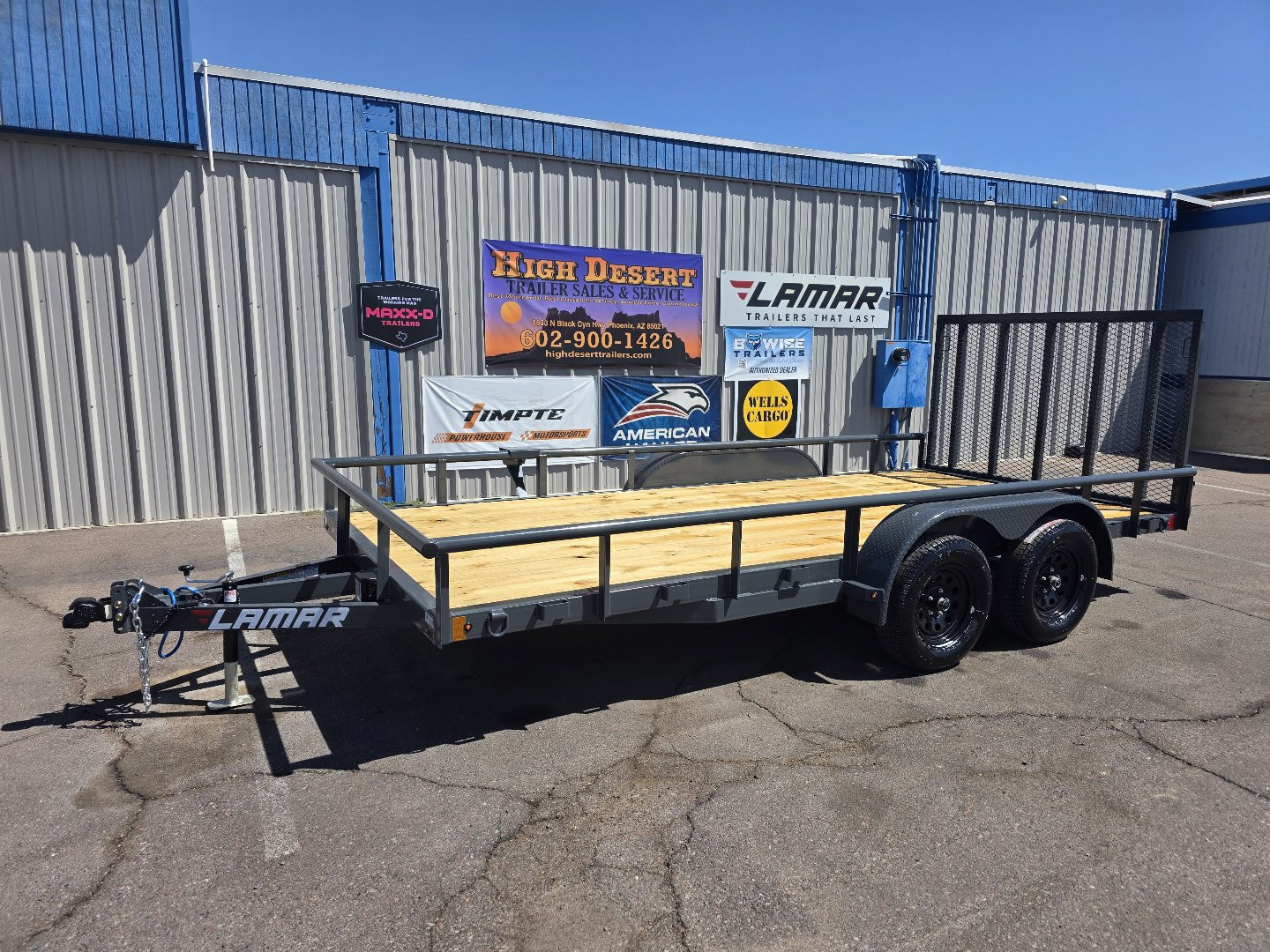 New 2025 Lamar Trailers UC- 7x16- Tandem Axle- Channel Frame Utility ...