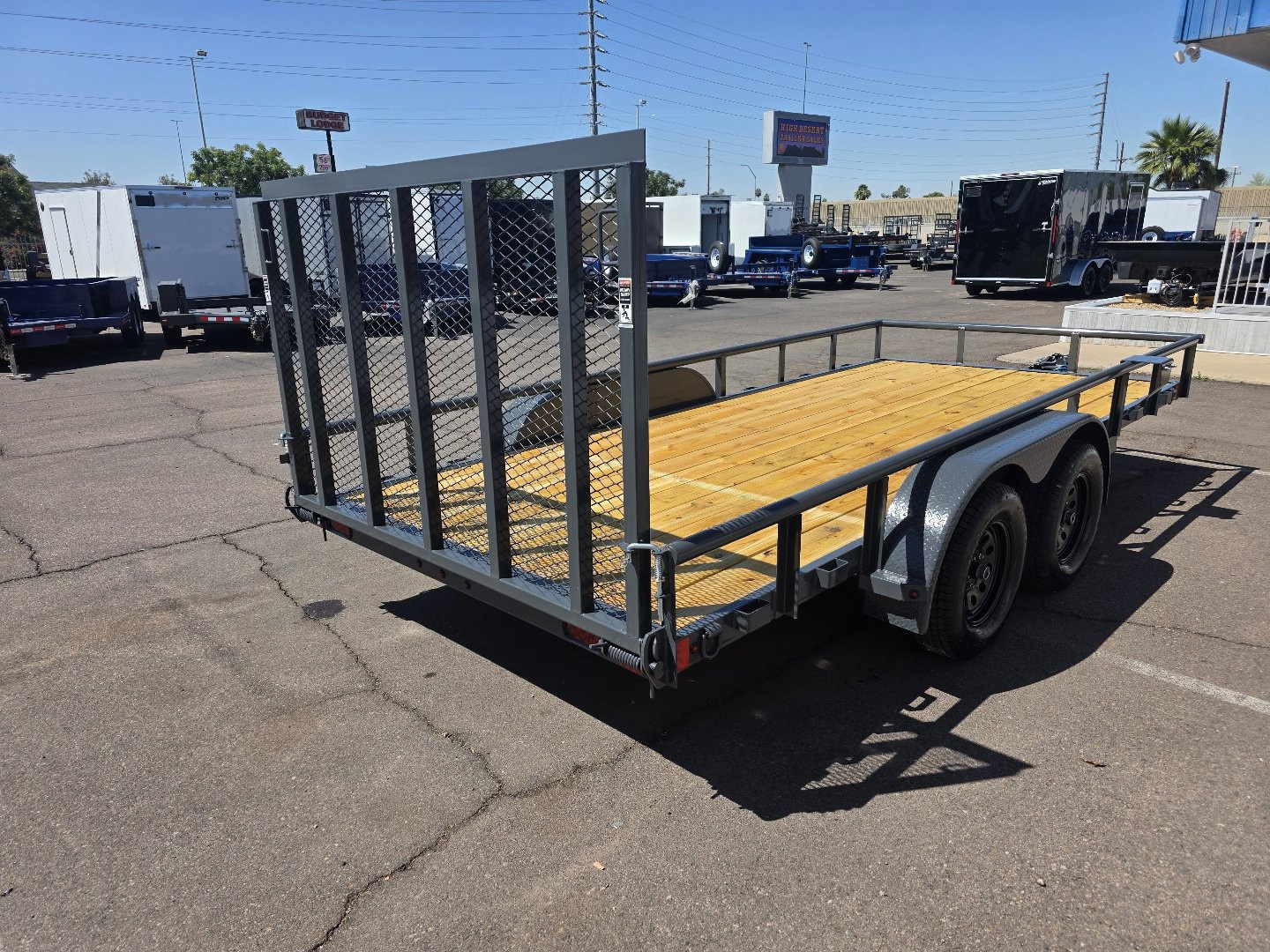 New 2025 Lamar Trailers UC- 7x16- Tandem Axle- Channel Frame Utility ...