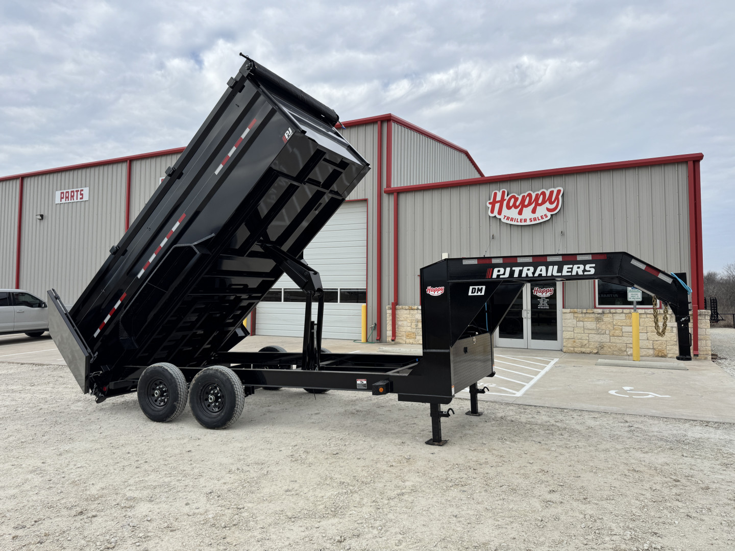 New 2026 PJ 83"x16' GN Tandem Axle Low Pro High Side Dump w/ 48" Sides ...