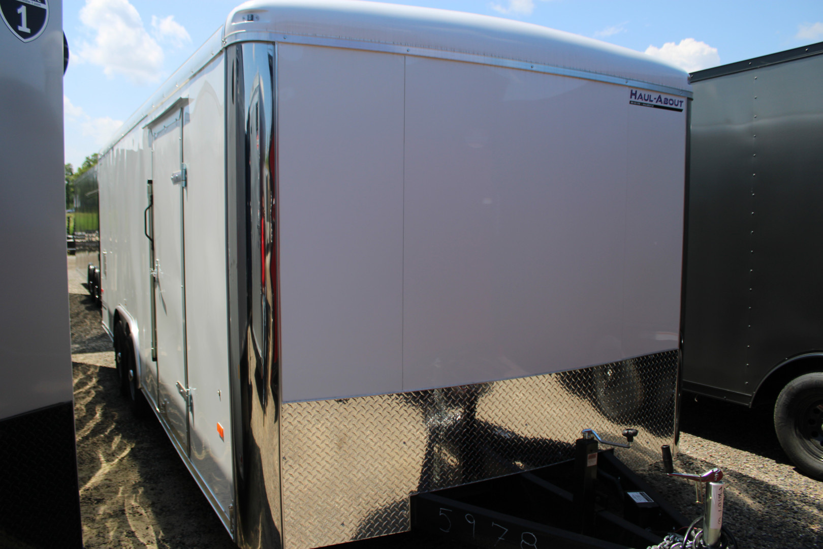 New 2025 Haul About Trailers 8.5X20 R ENCLOSED CAR HAULER WITH 10K GVWR ...