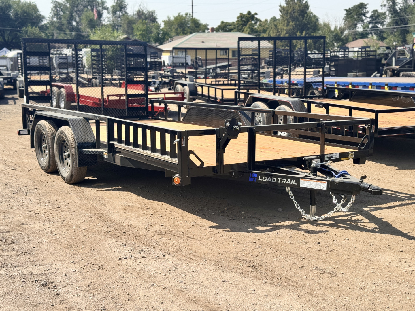 New 2026 Load Trail 7-16 Tandem Axle Ramp Gate Utility W/ ATV Side ...