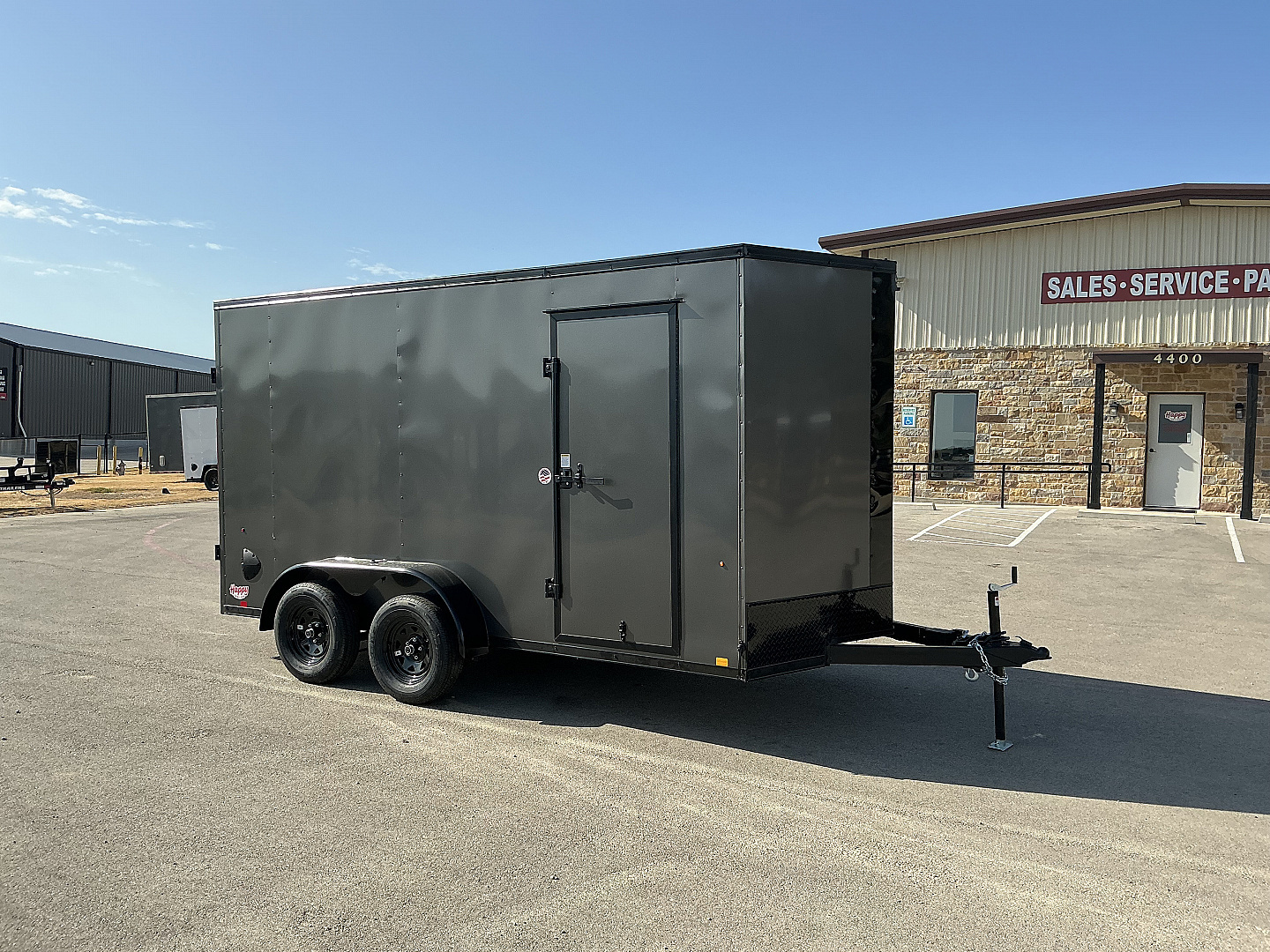 New 2026 Compass 7'x14' Enclosed Cargo Trailer - Indigo DLX