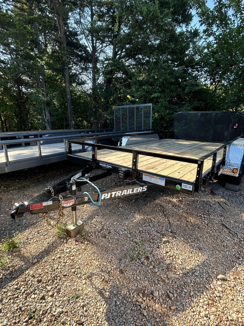 New 2025 Coffee Creek MFG 83X20TA2 Utility Trailer-Pipe Top-Tool Box