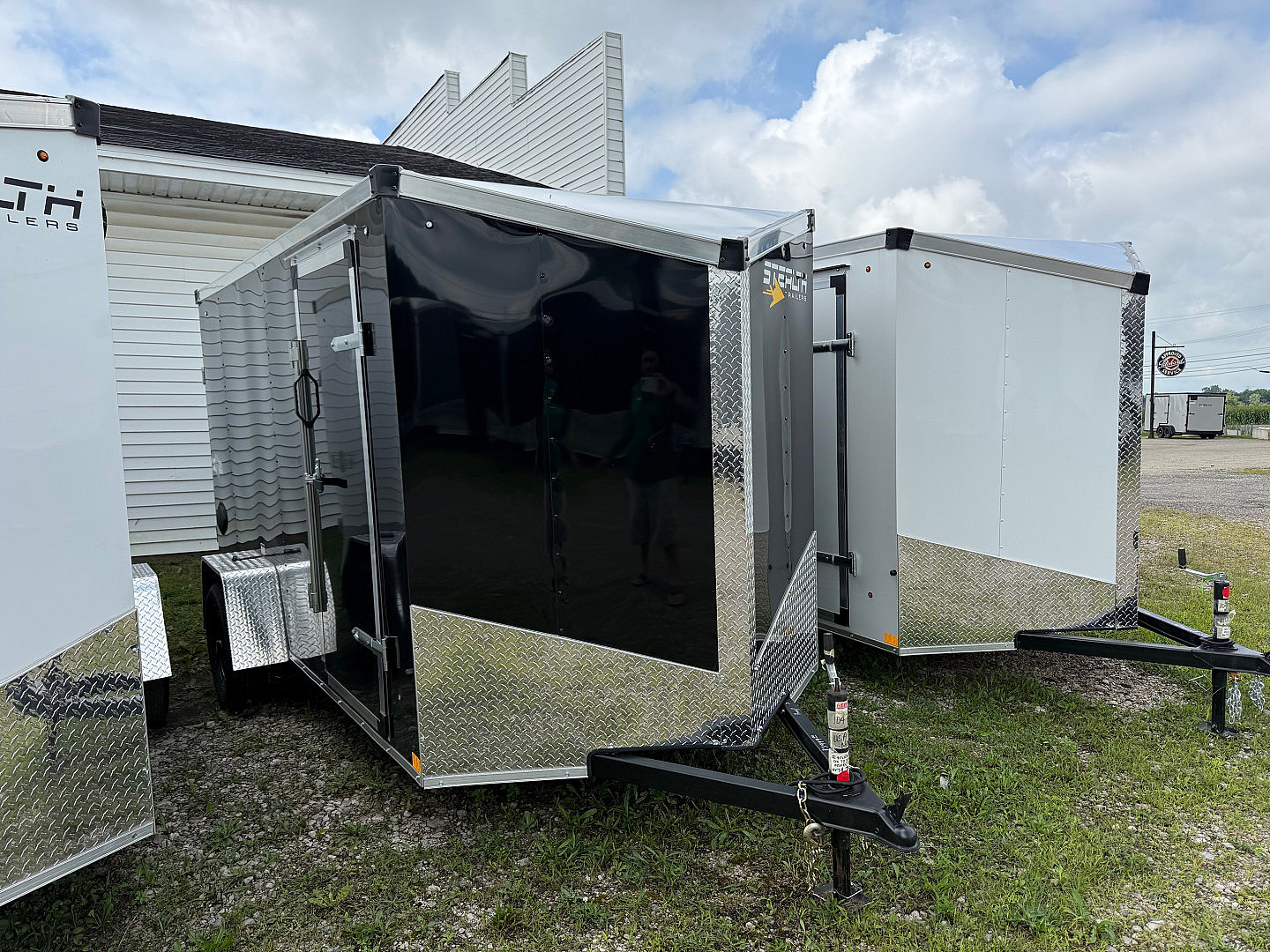New 2025 6 x 12 Stealth Enclosed Trailer with Ramp