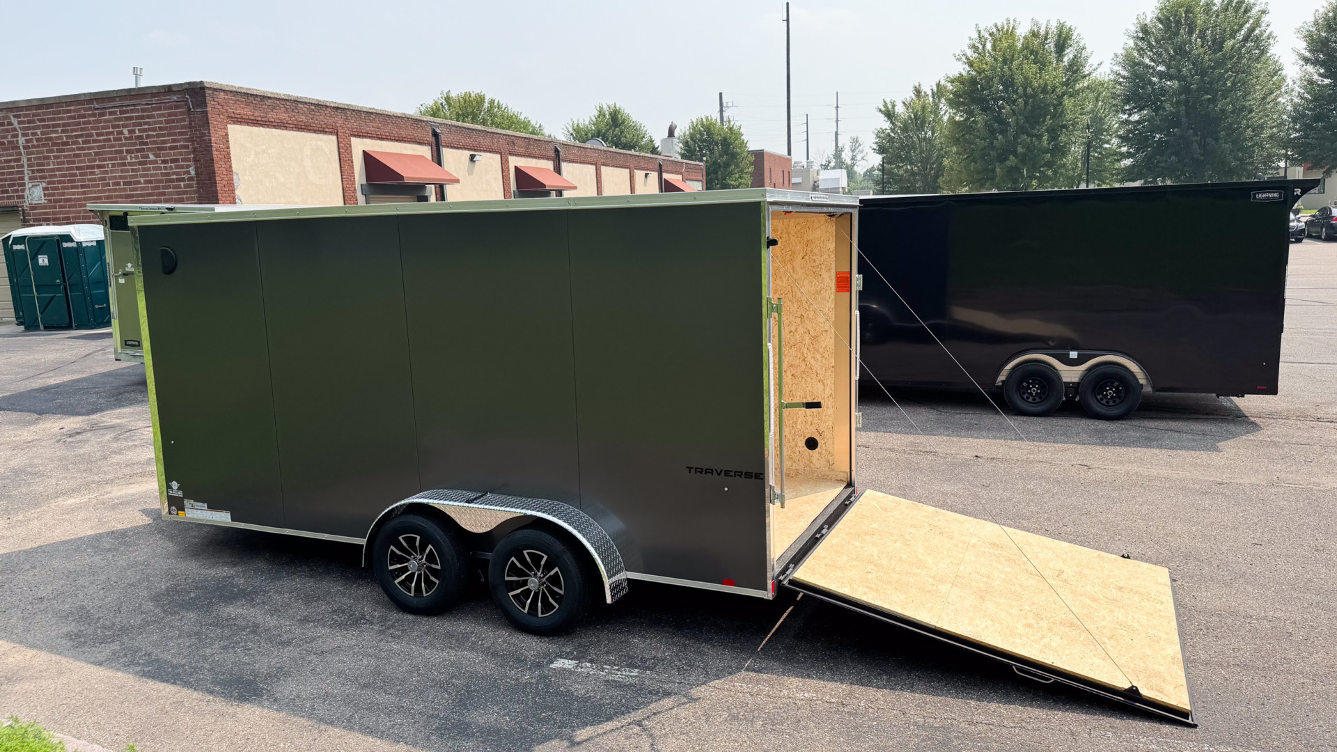 New Formula 7x16 Traverse Enclosed Trailer - Rear Ramp! for sale in ...