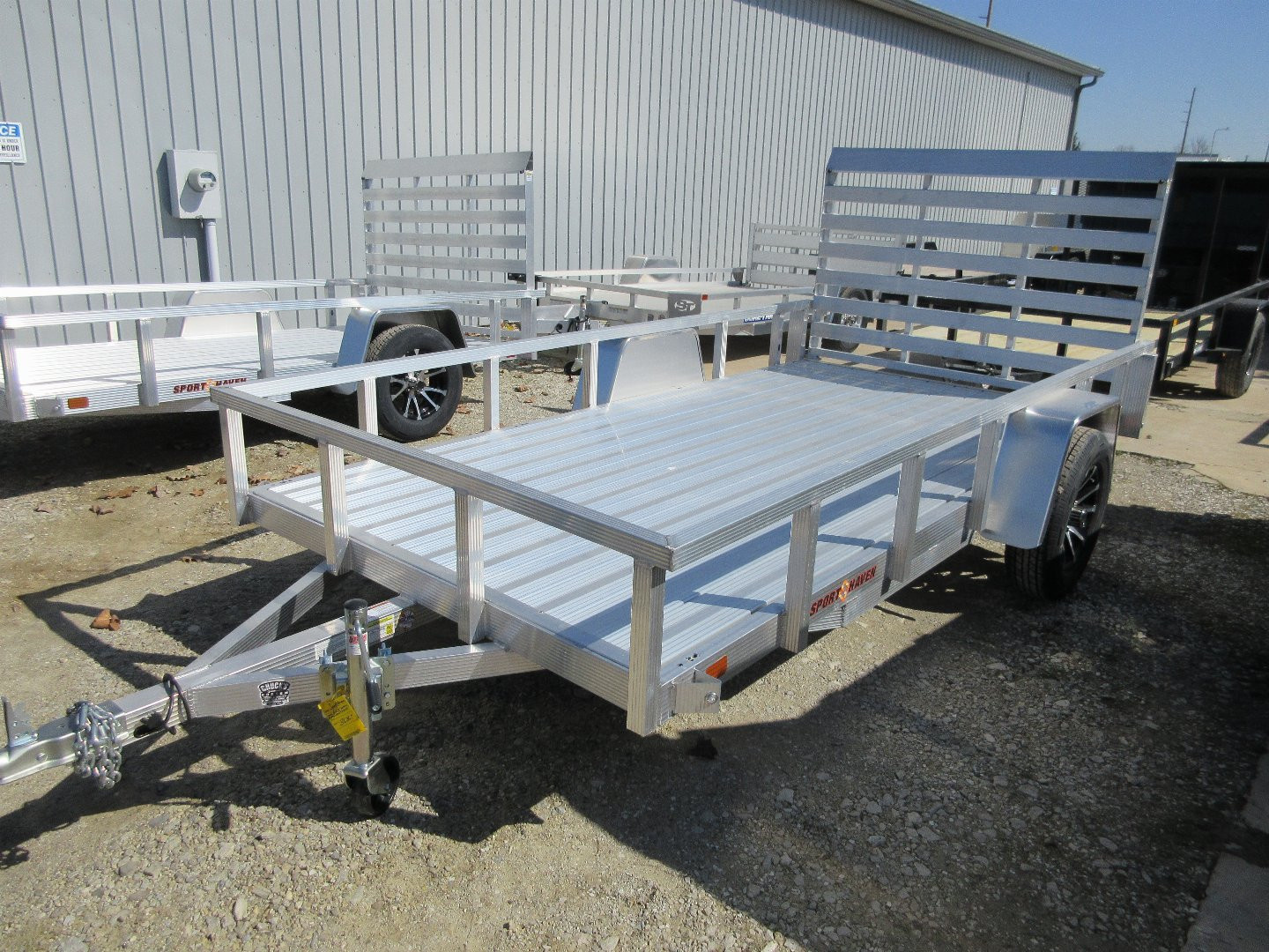 New Sport Haven 6'X12' DELUXE ALUMINUM Utility Trailer