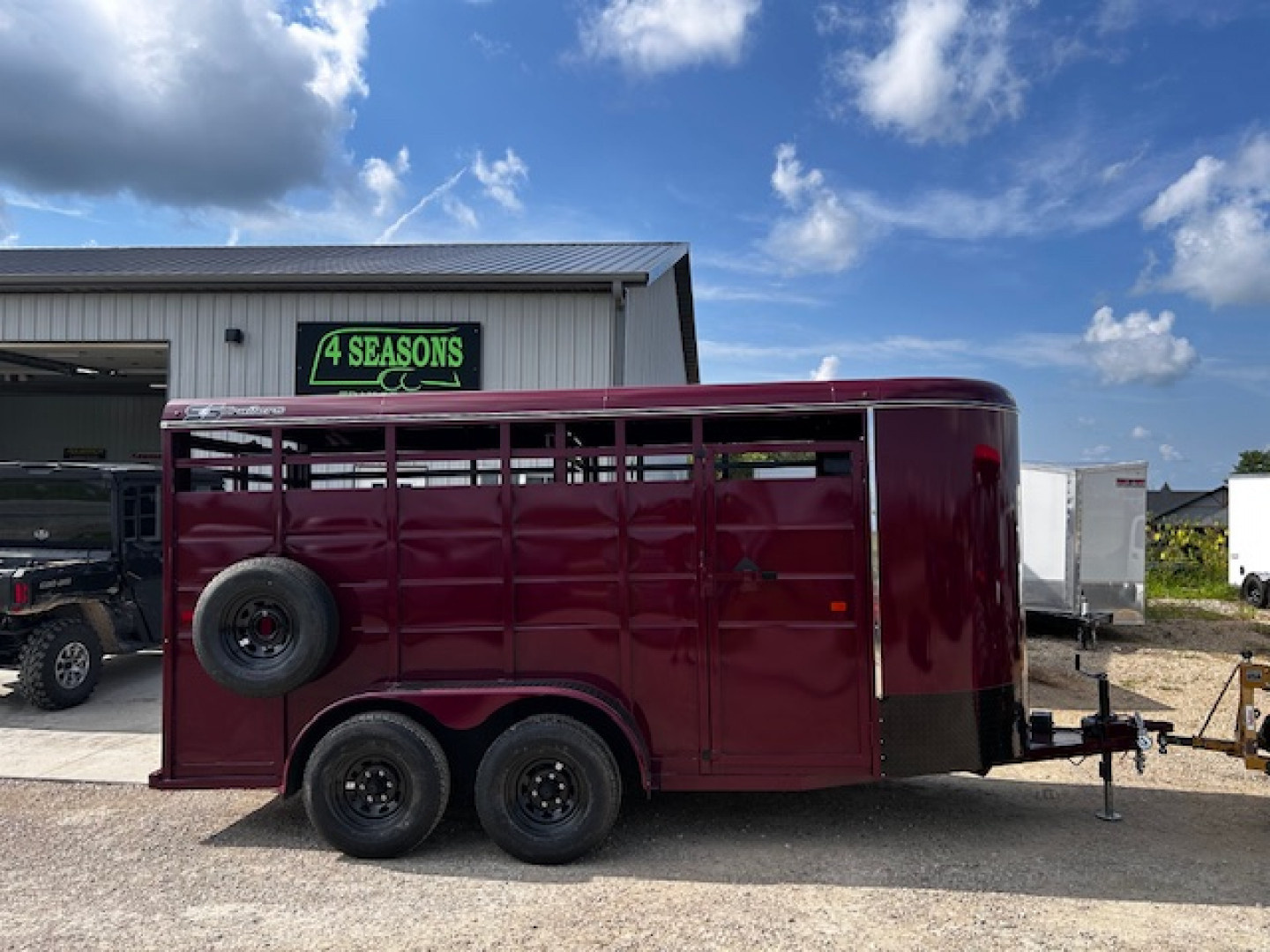 New 2026 S&S Manufacturing 6X16 Livestock trailer Stock / Stock Combo ...