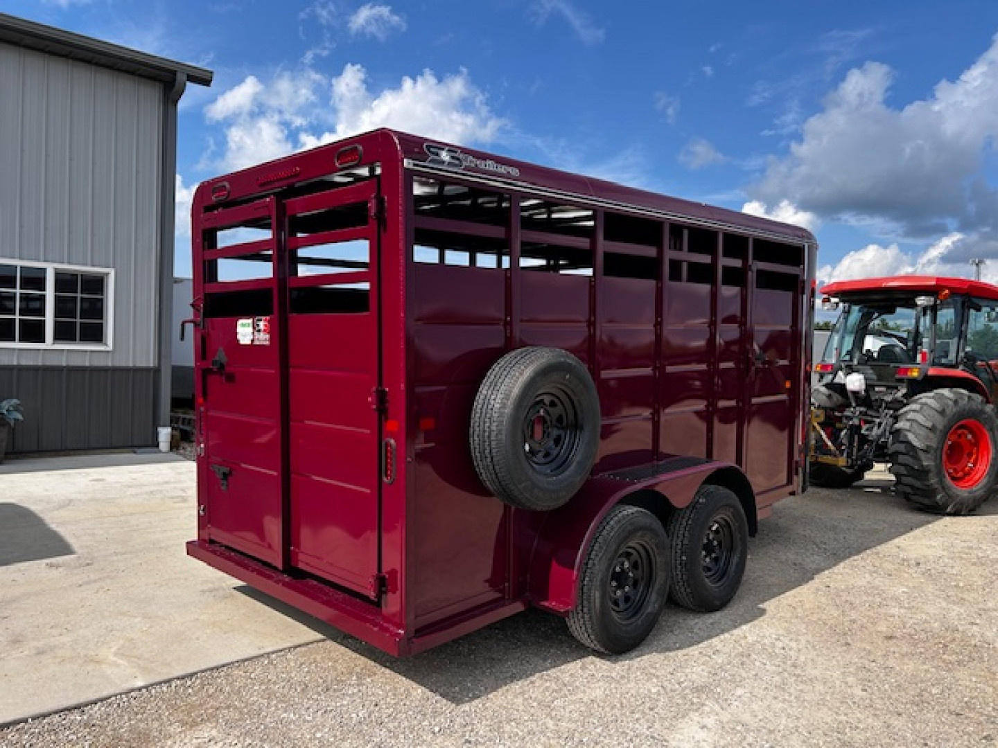 New 2026 S&S Manufacturing 6X16 Livestock trailer Stock / Stock Combo ...