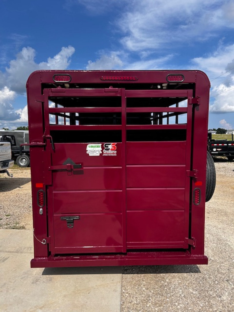 New 2026 S&S Manufacturing 6X16 Livestock trailer Stock / Stock Combo ...