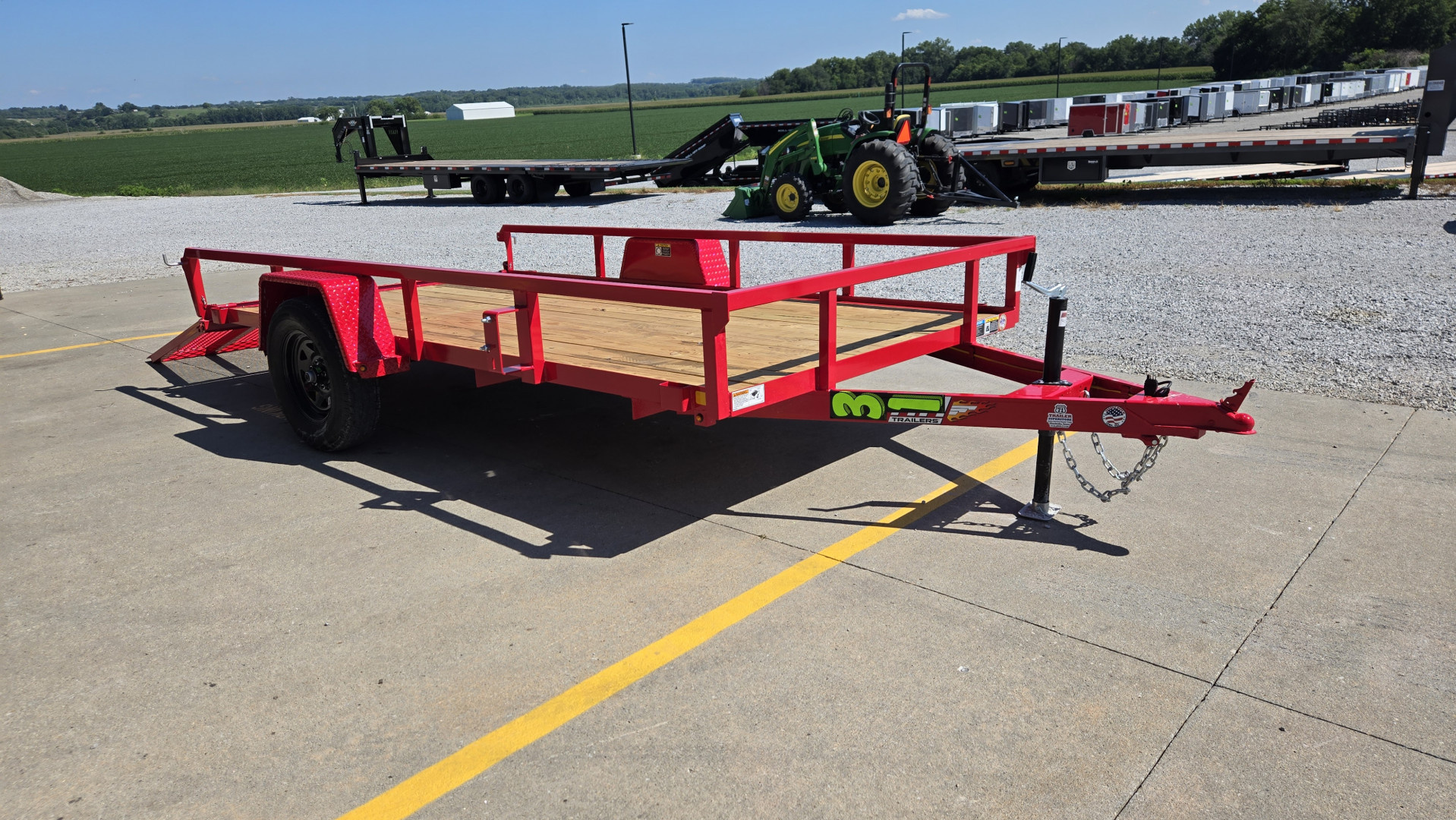New 2026 H&H Trailers 76X12 Rail Side Utility (3K)