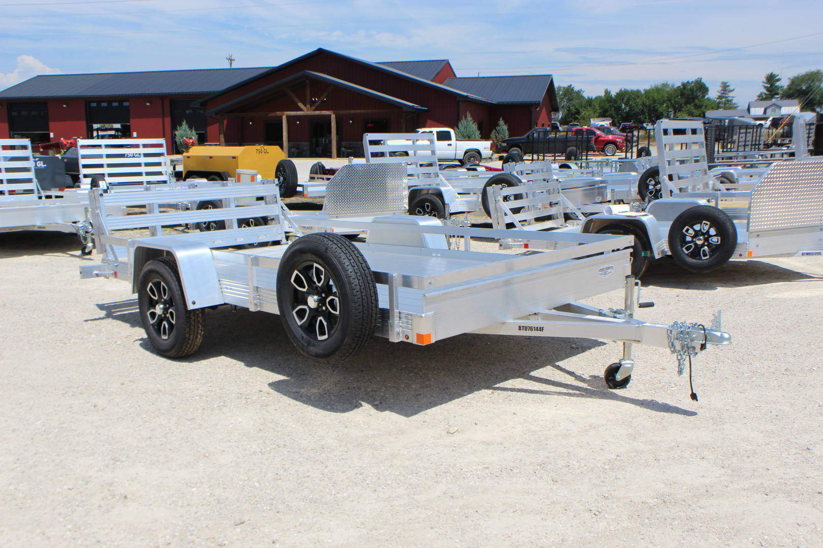 New 2026 Bear Track Aluminum 76x12 Utility Trailer