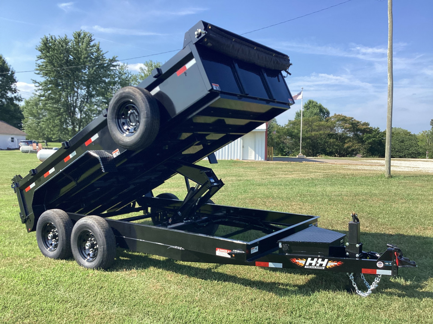 New 2026 H&H Trailers 83x14 Industrial Dump, 14K Dump Trailer for sale ...