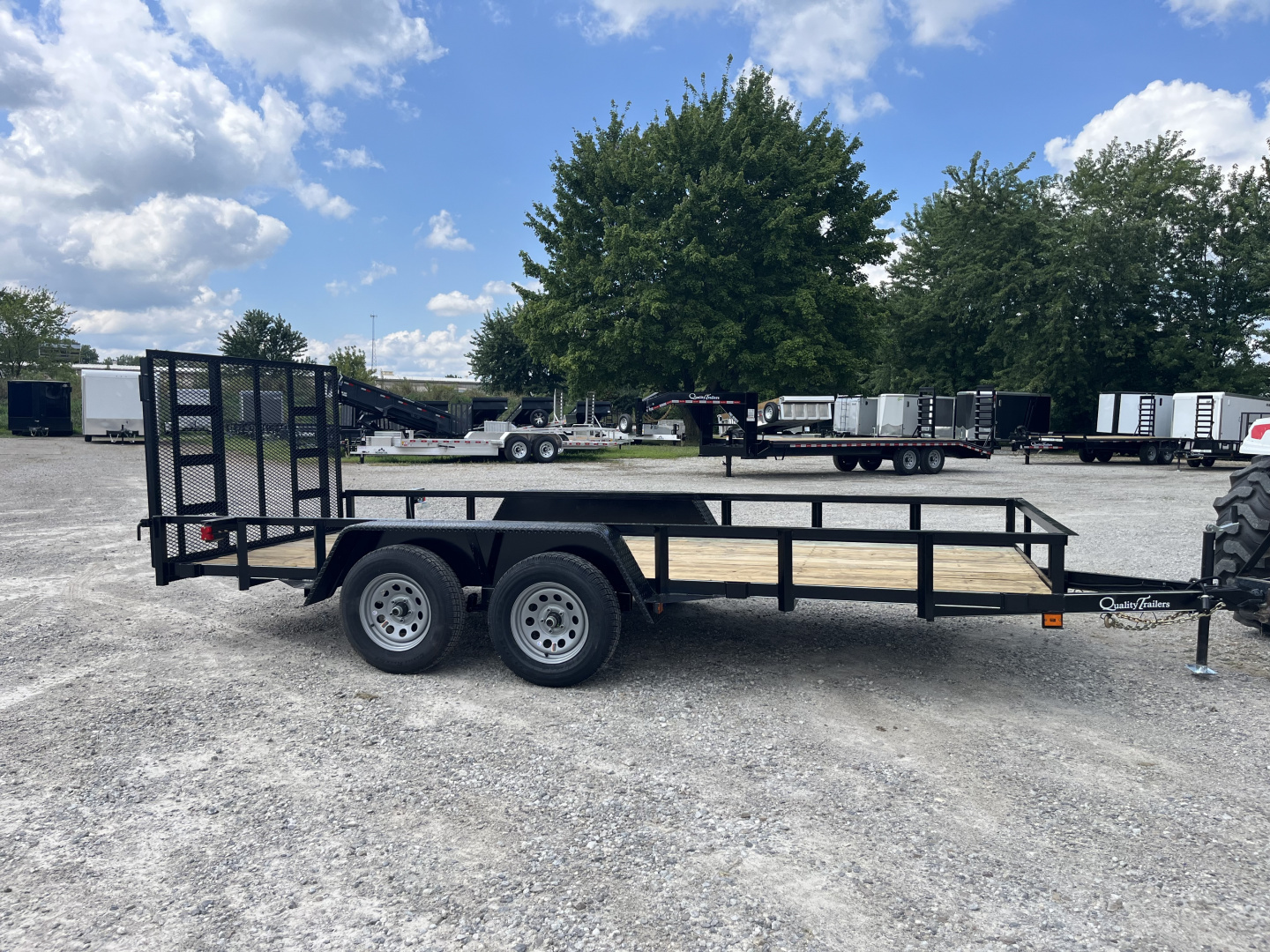 New 2026 Quality Trailers 77X16 Utility Trailer 7K