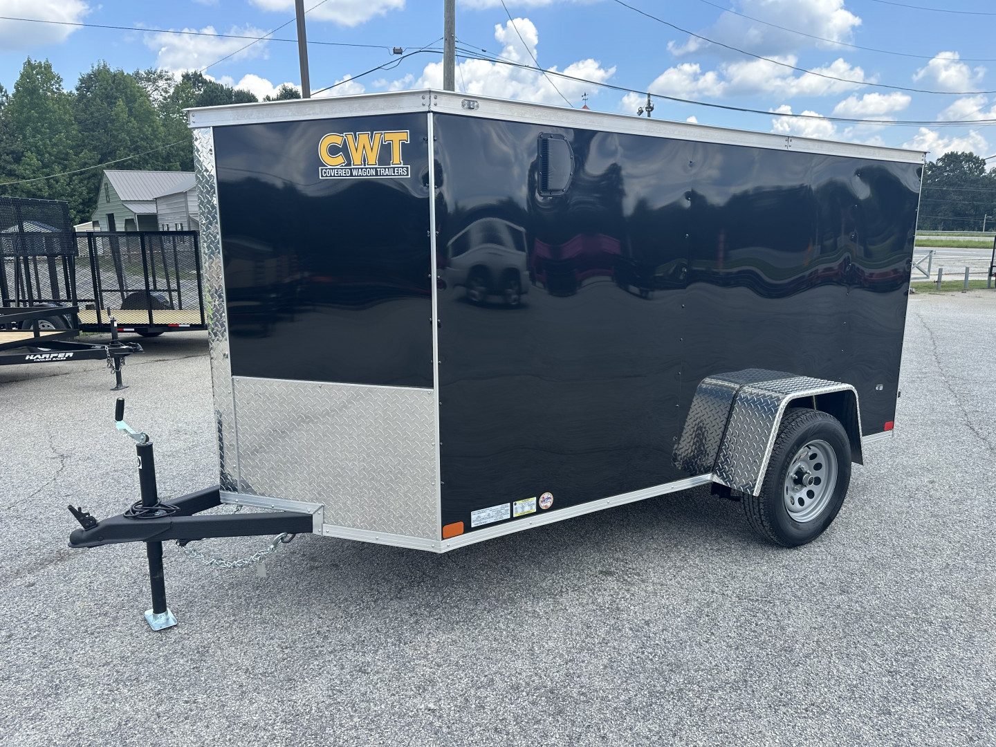 New 2025 COVERED WAGON 5X10 SINGLE AXLE ENCLOSED TRAILER